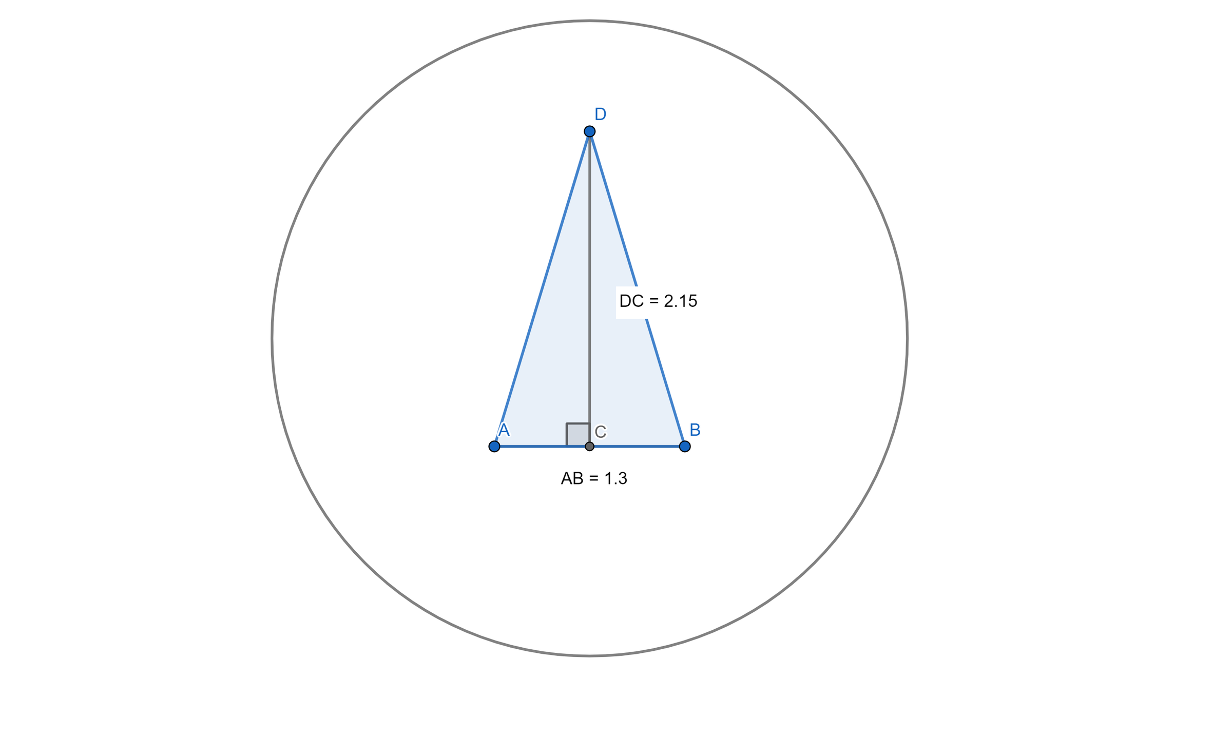 How to Find the Radius for a Circle of Which the Length of a Chord and ...