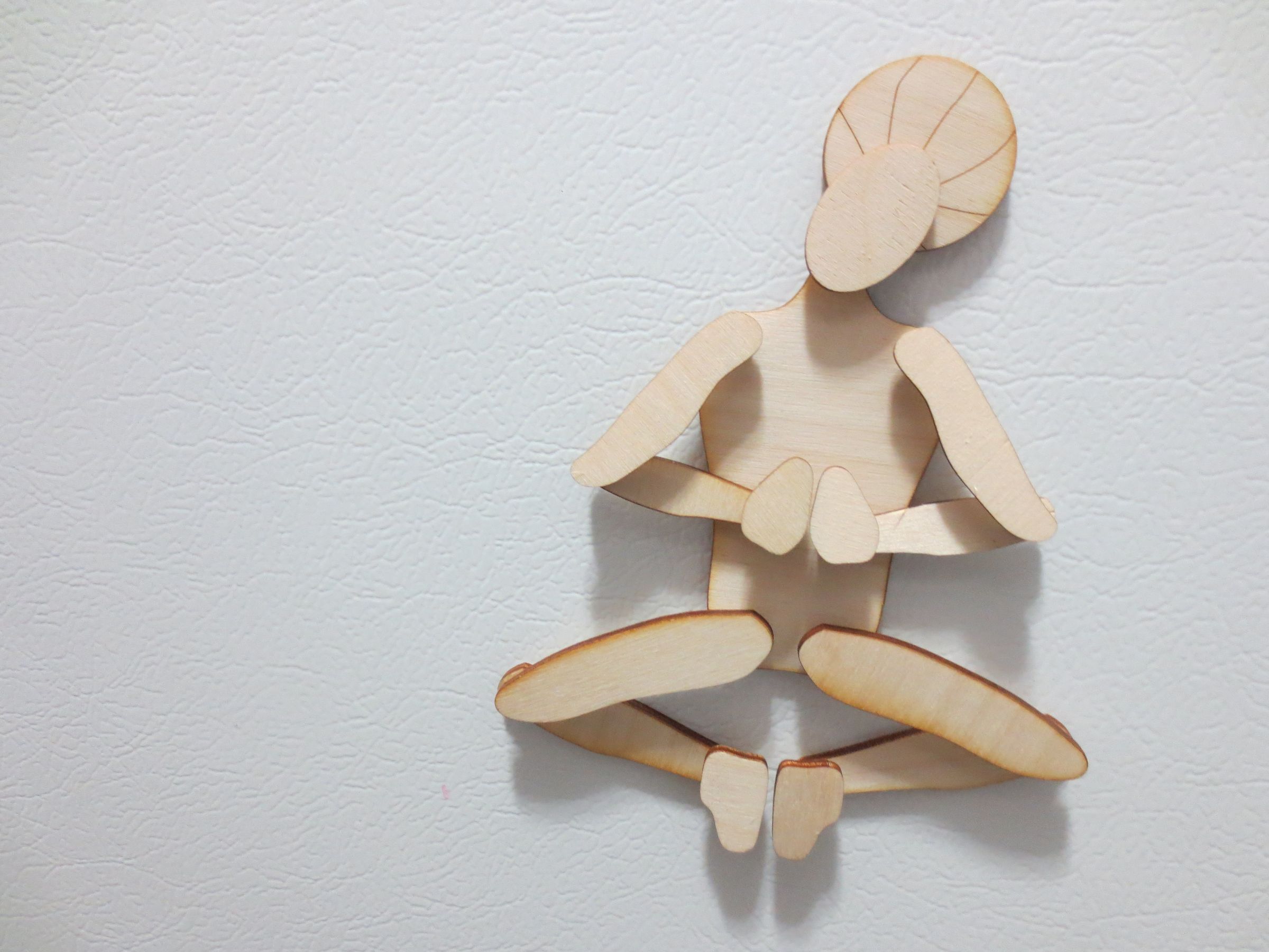 Laser-Cut Posable Refrigerator Magnets - Instructables