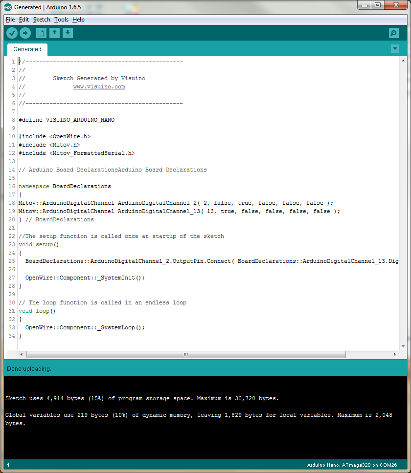 Arduino Nano: Using Pull-Up Resistor With Visuino : 6 Steps (with ...