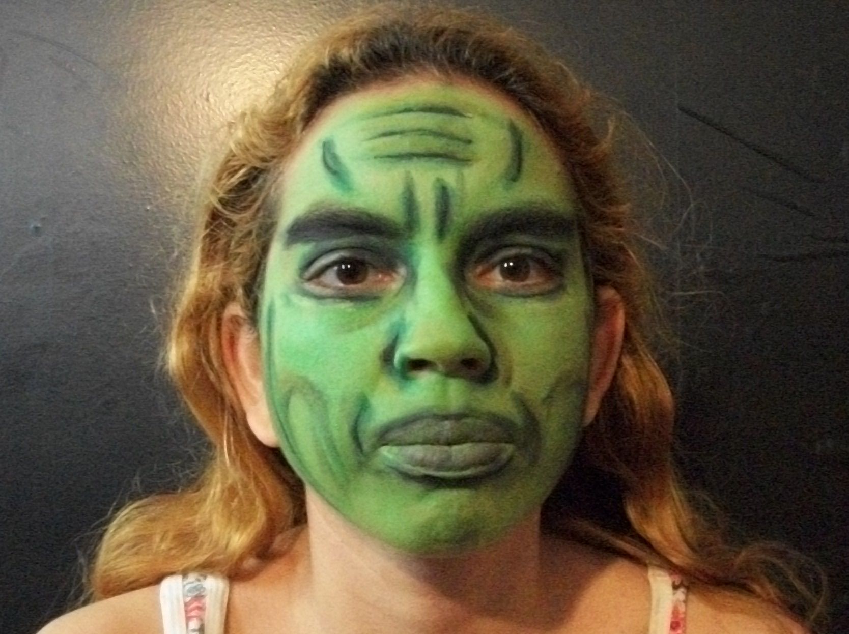 Frankenstein Face Painting Ideas