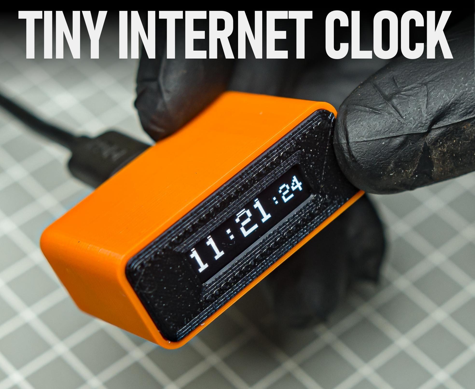 Tiny Internet Clock : 6 Steps (with Pictures) - Instructables