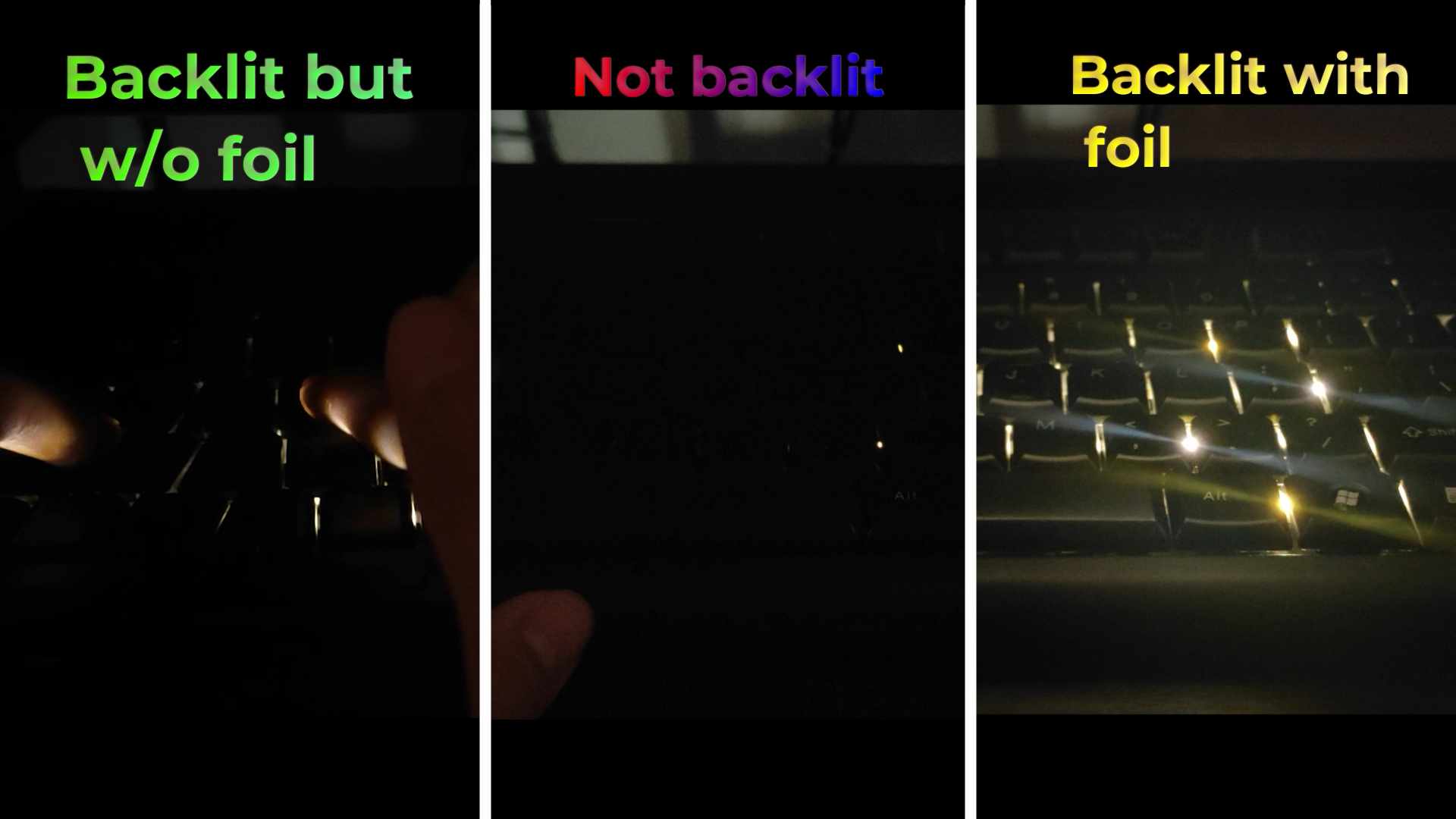 DIY Backlit Keyboard: Convert Non Backlit Keyboard Into a Backlit ...