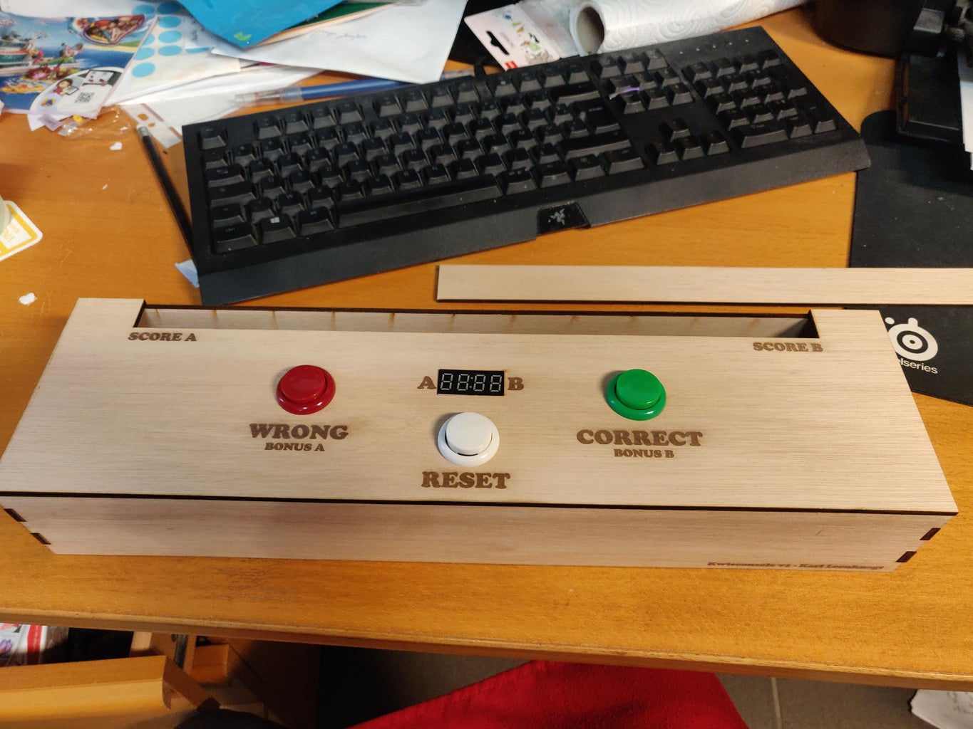 Arduino Quiz Game With Led Strip For Score And Two Buttons 8 Steps With Pictures Instructables