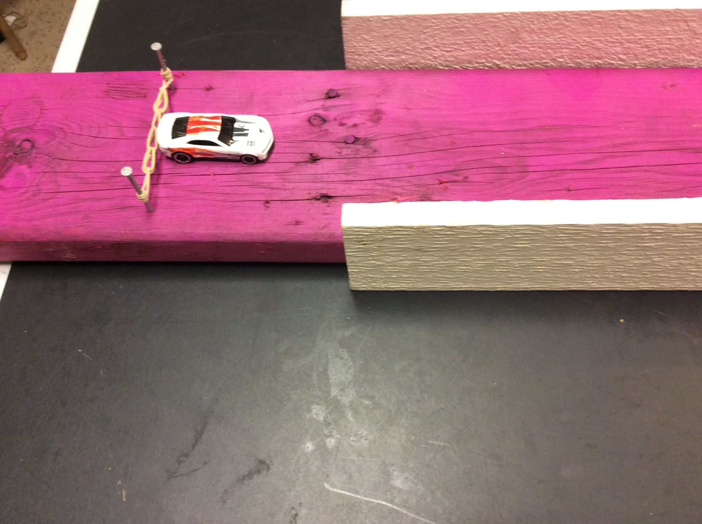 Rubber Band Race Car Track : 5 Steps - Instructables