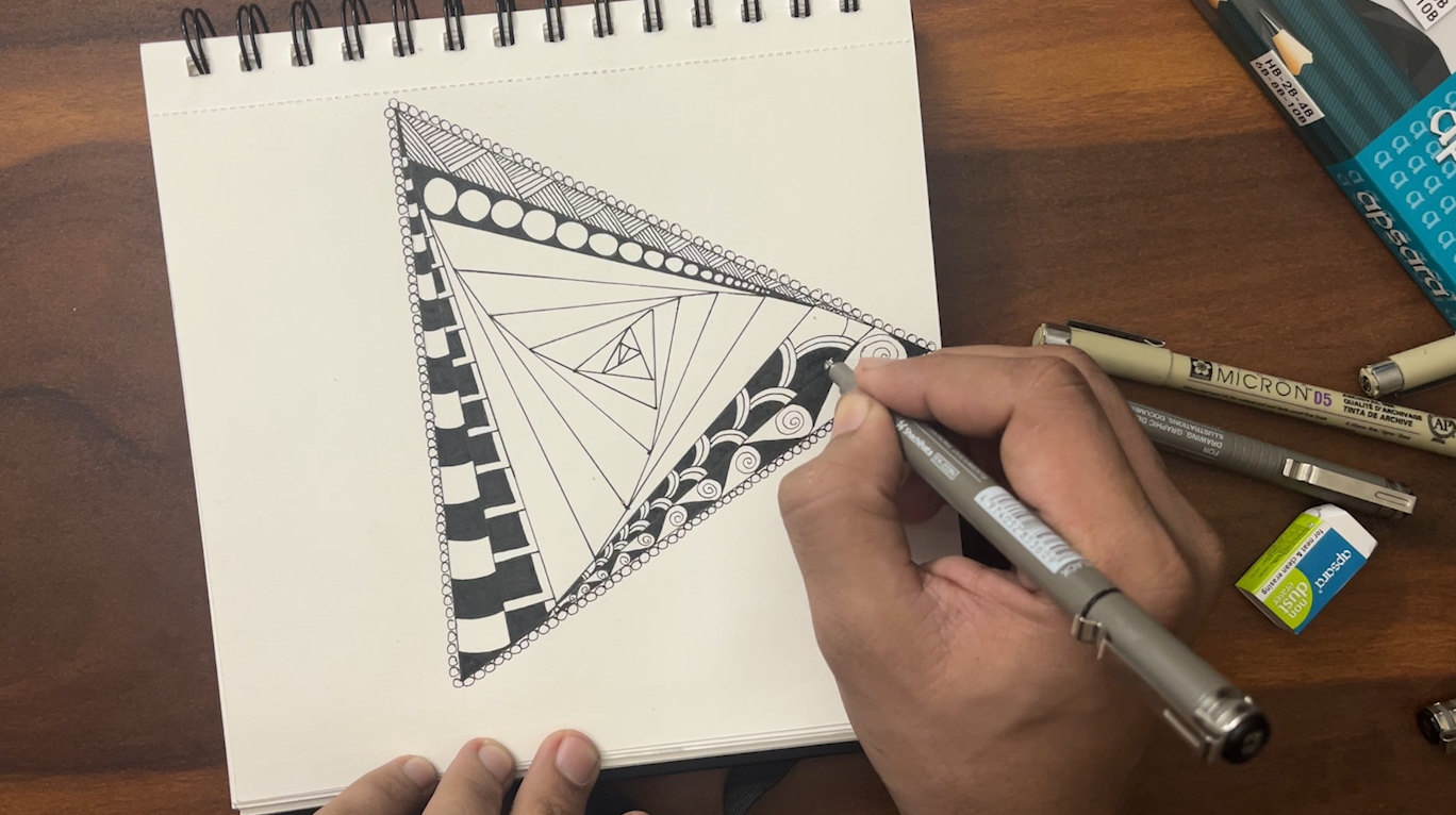 21 Mind Relaxing Zentangle Patterns, How to Draw Tutorial : 20 Steps ...