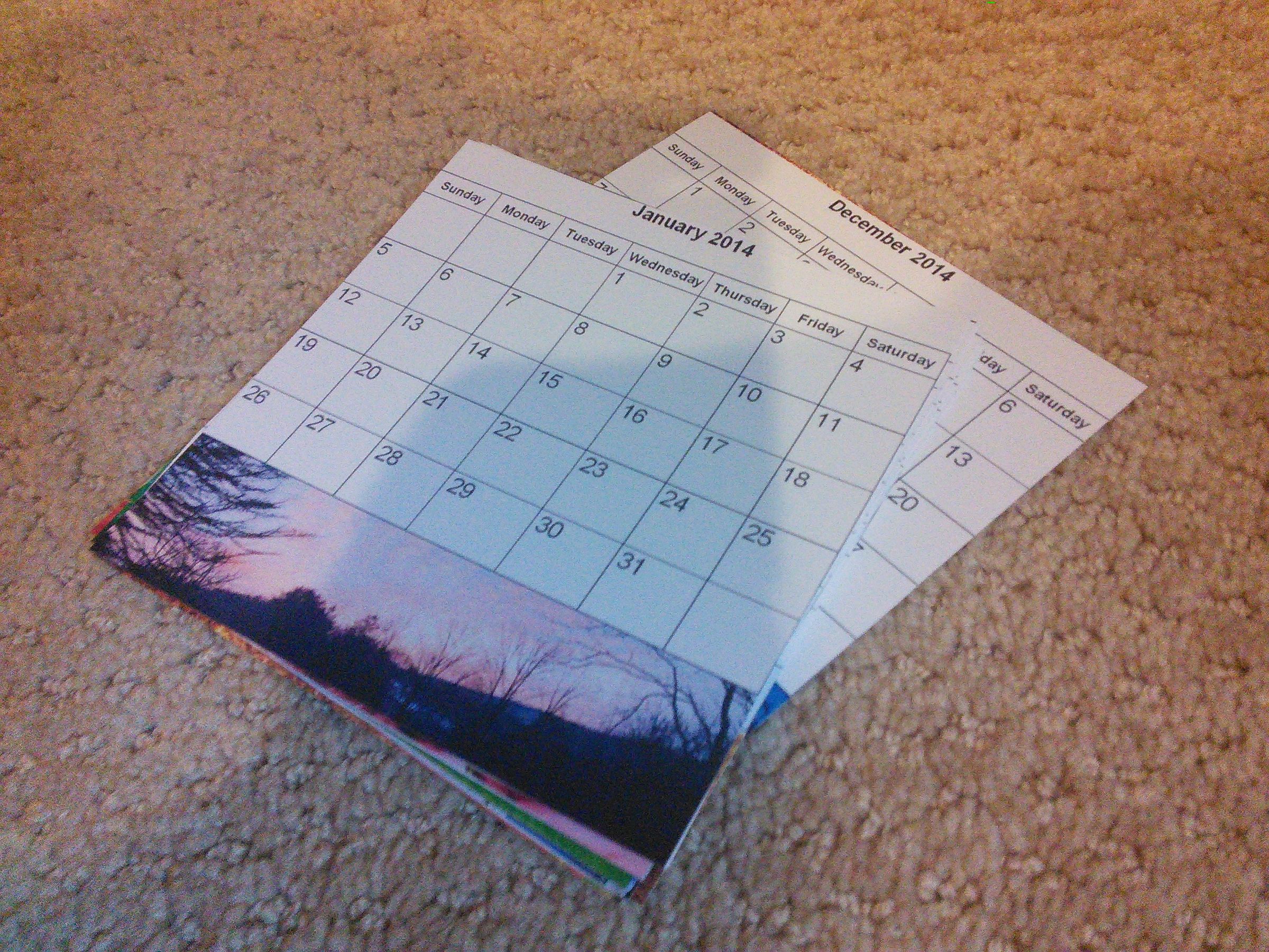 CD Case Calendar : 4 Steps (with Pictures) - Instructables