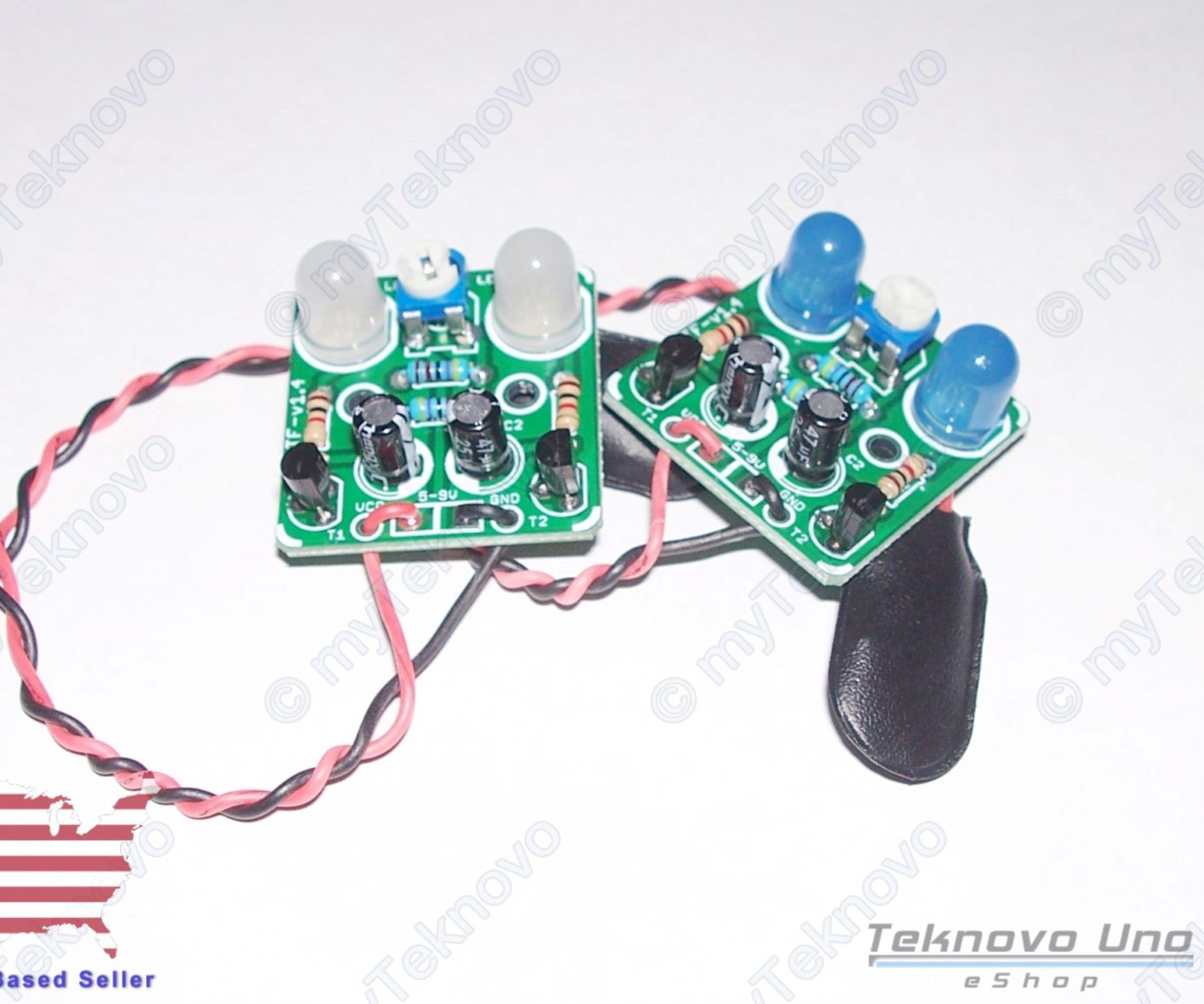 Dual JUMBO LED White/Blue Adjustable Flasher Blinker - Instructables