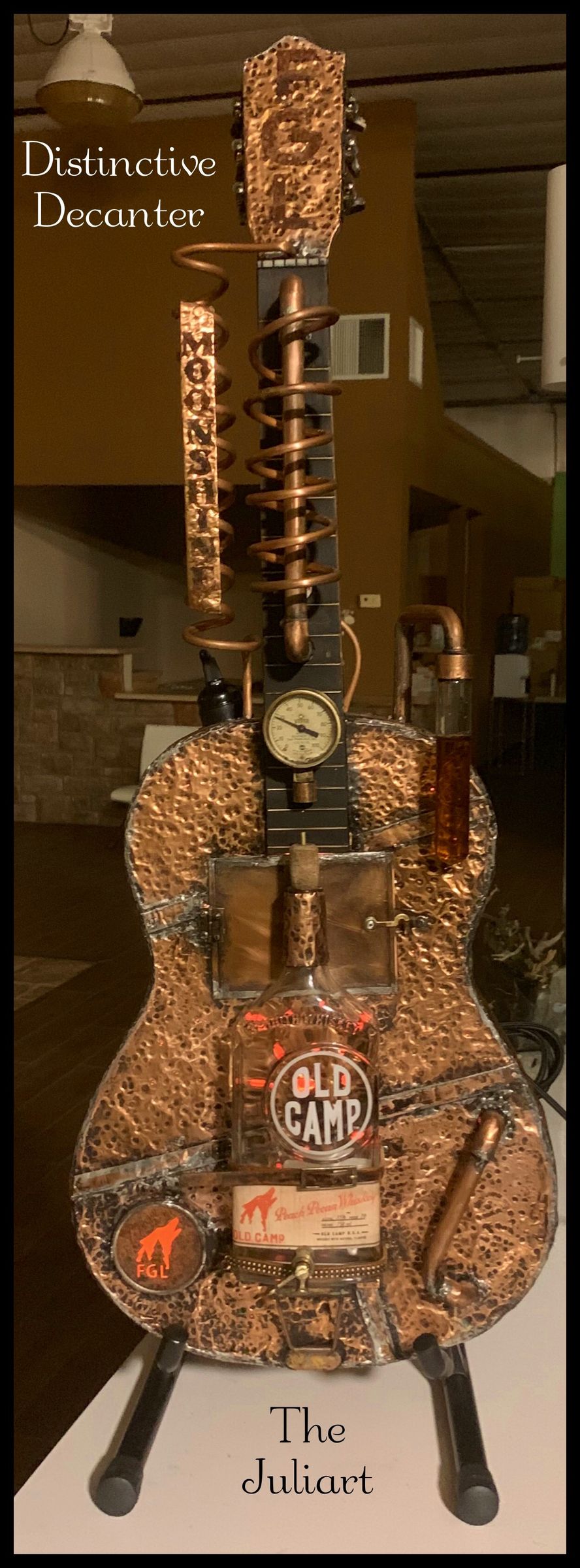 Steampunk Guitar Art( Moonshine Dispenser) : 4 Steps - Instructables