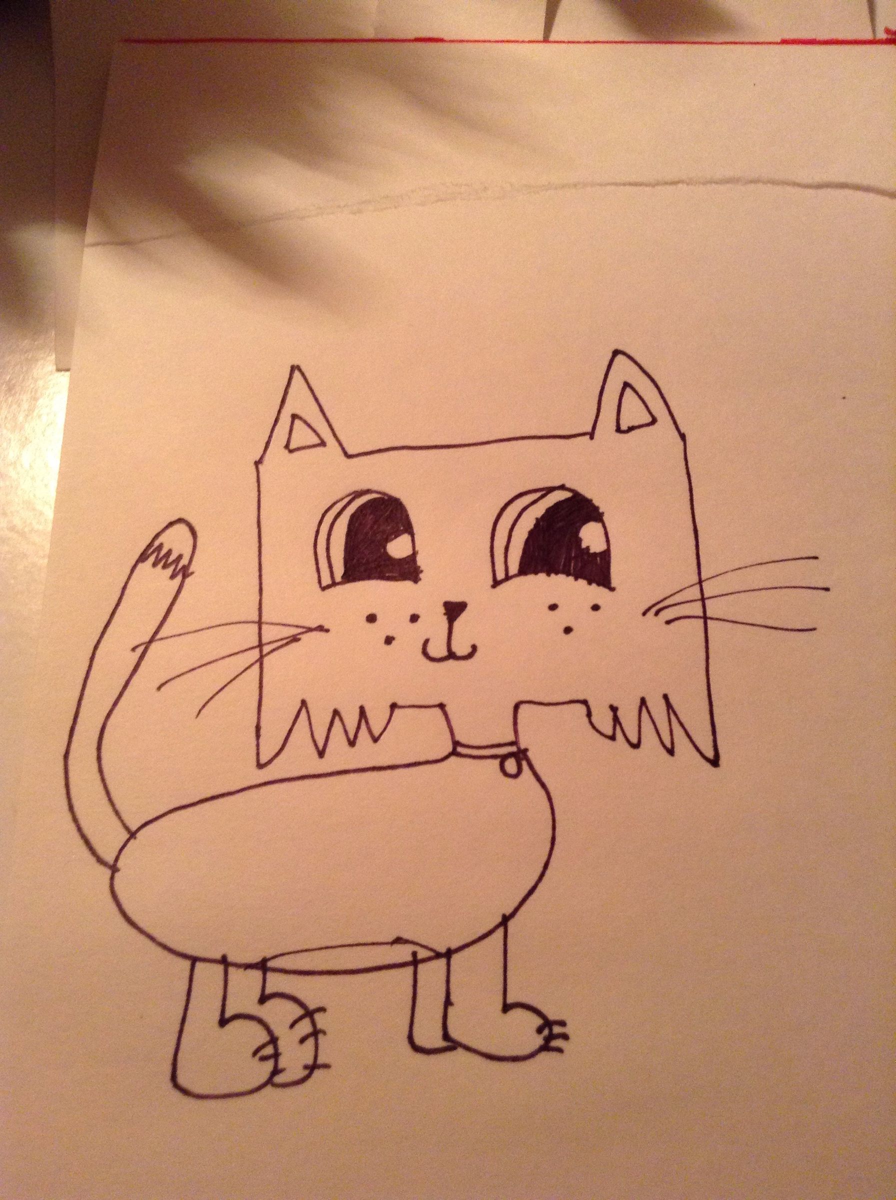 How to Draw a Cute Cartoon Cat : 8 Steps - Instructables