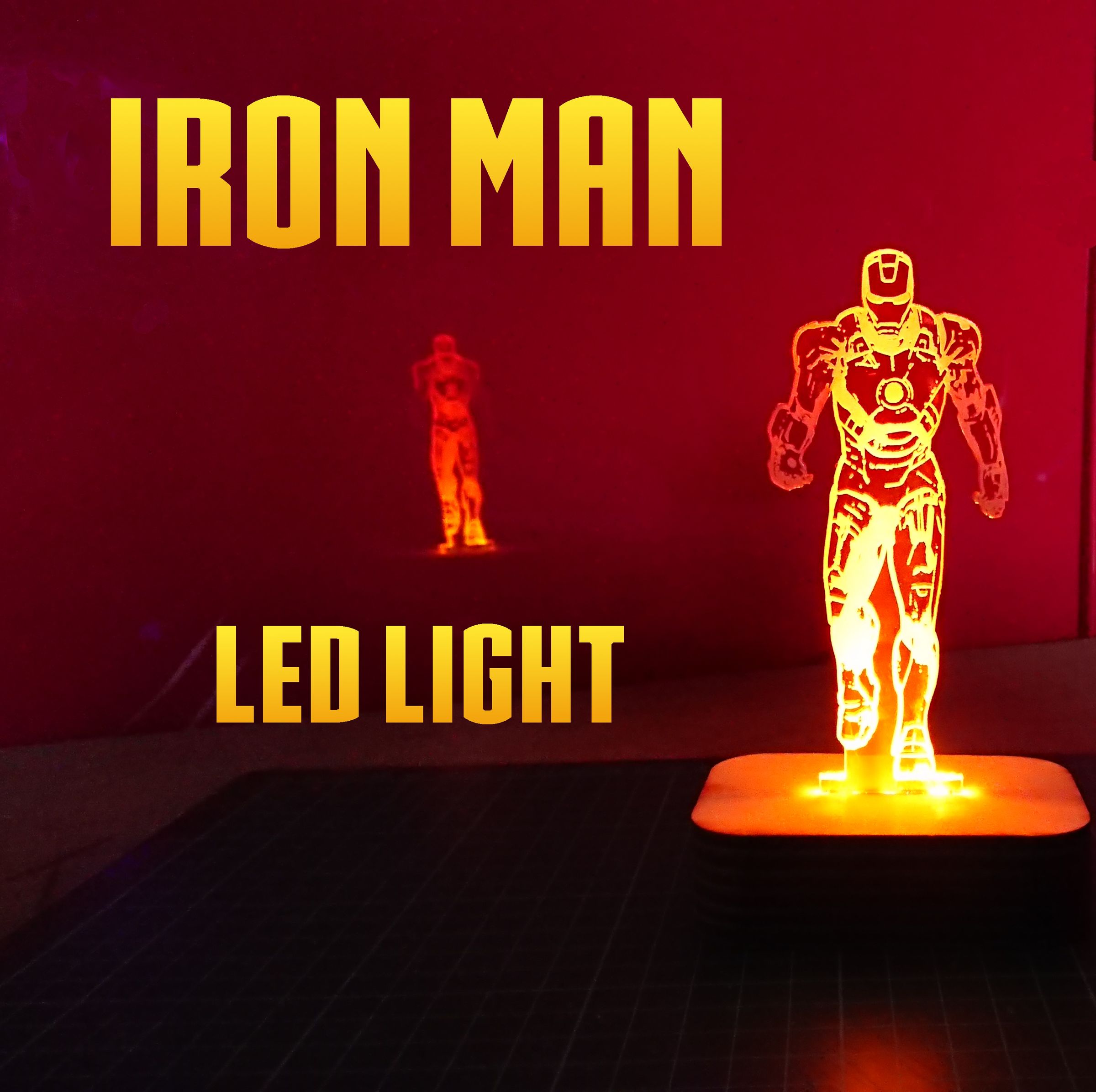 Iron Man Led Light : 5 Steps (with Pictures) - Instructables