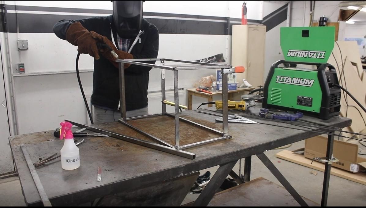 Dumpster Fire Pit (easy Welding Project) : 12 Steps (with Pictures ...