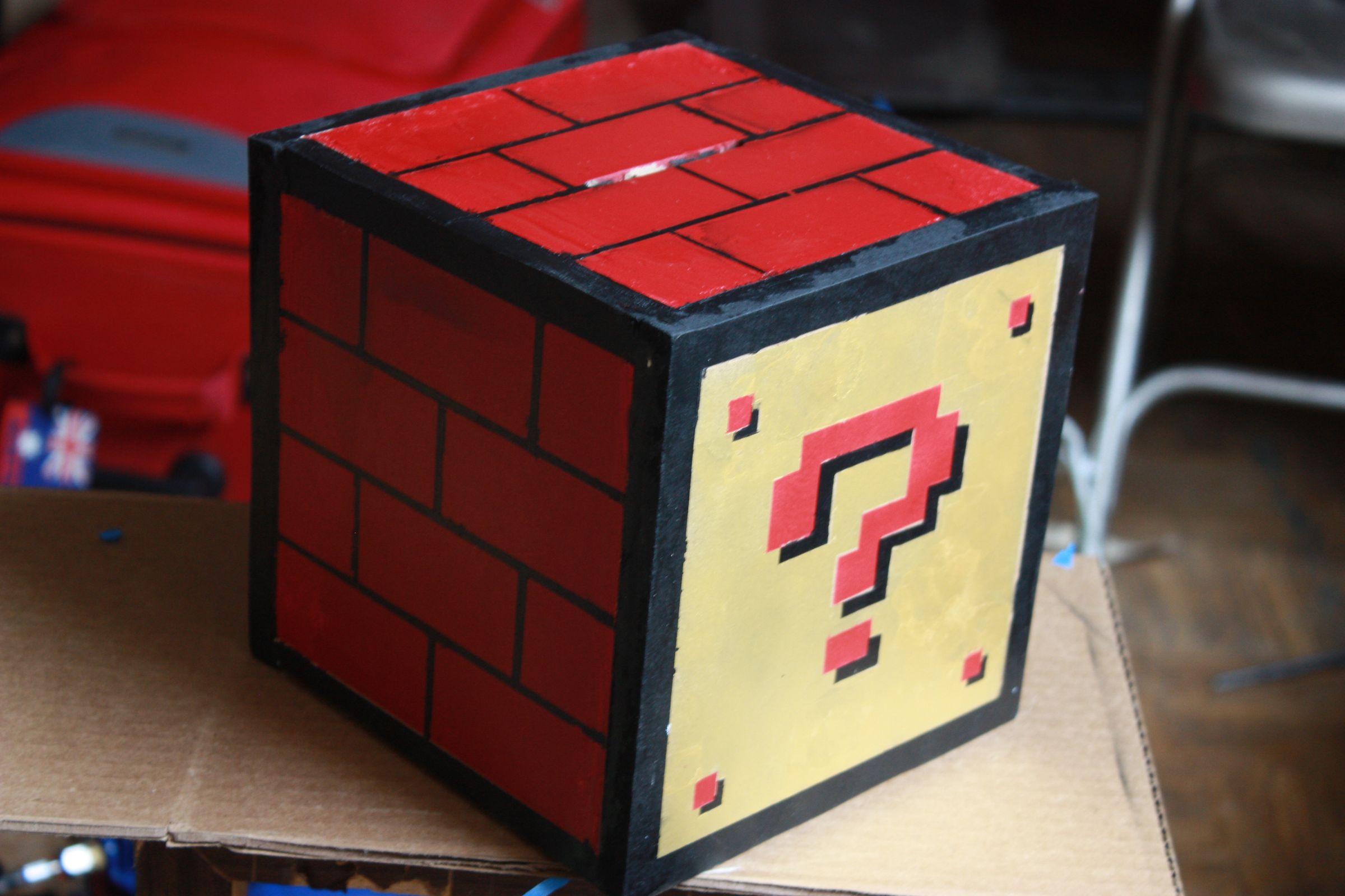 Mario Coin Brick Coin Bank : 8 Steps - Instructables