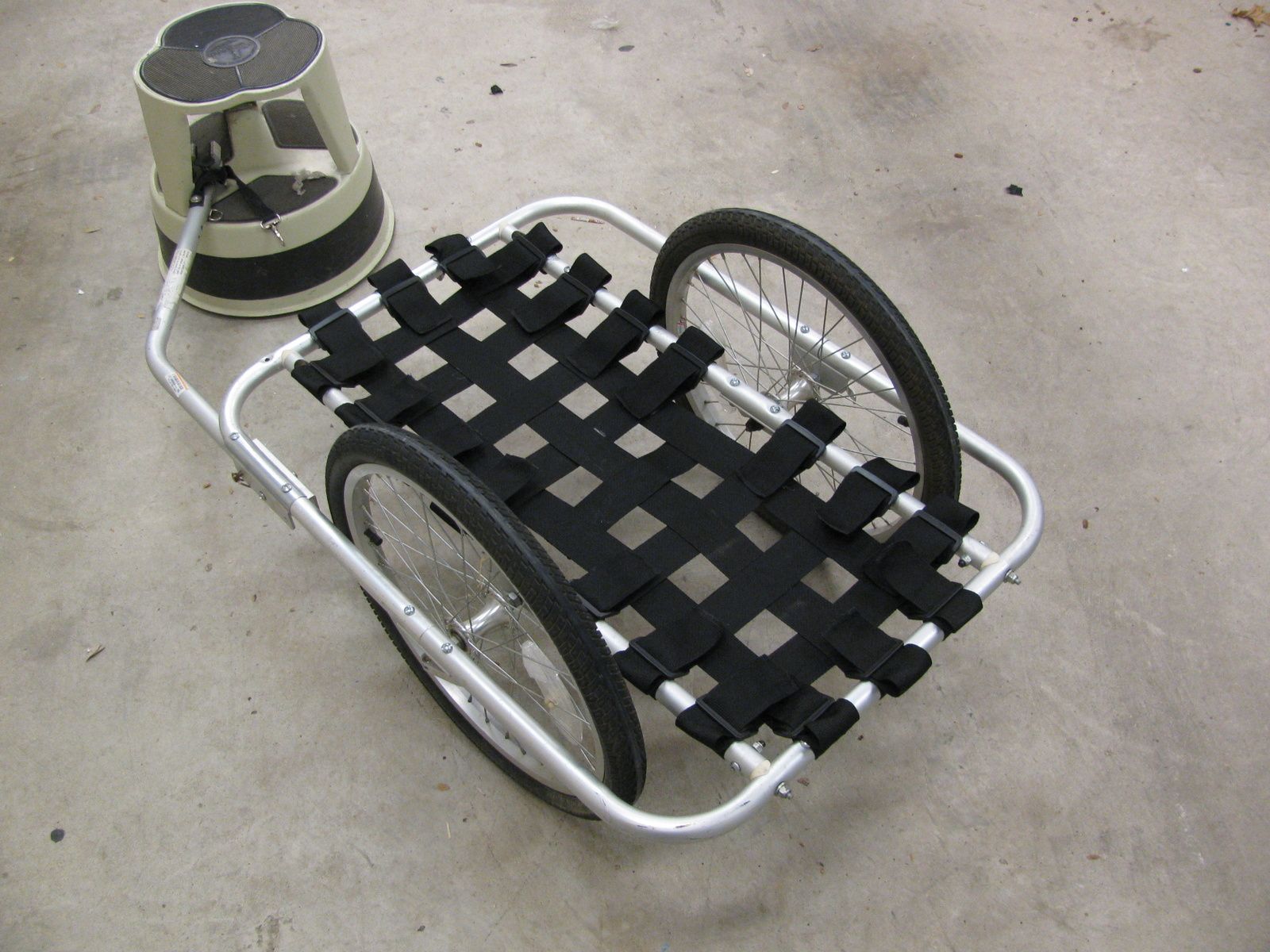 DIY Bicycle Cargo Trailer (from Child/Kid Bike Trailer) : 14 Steps ...