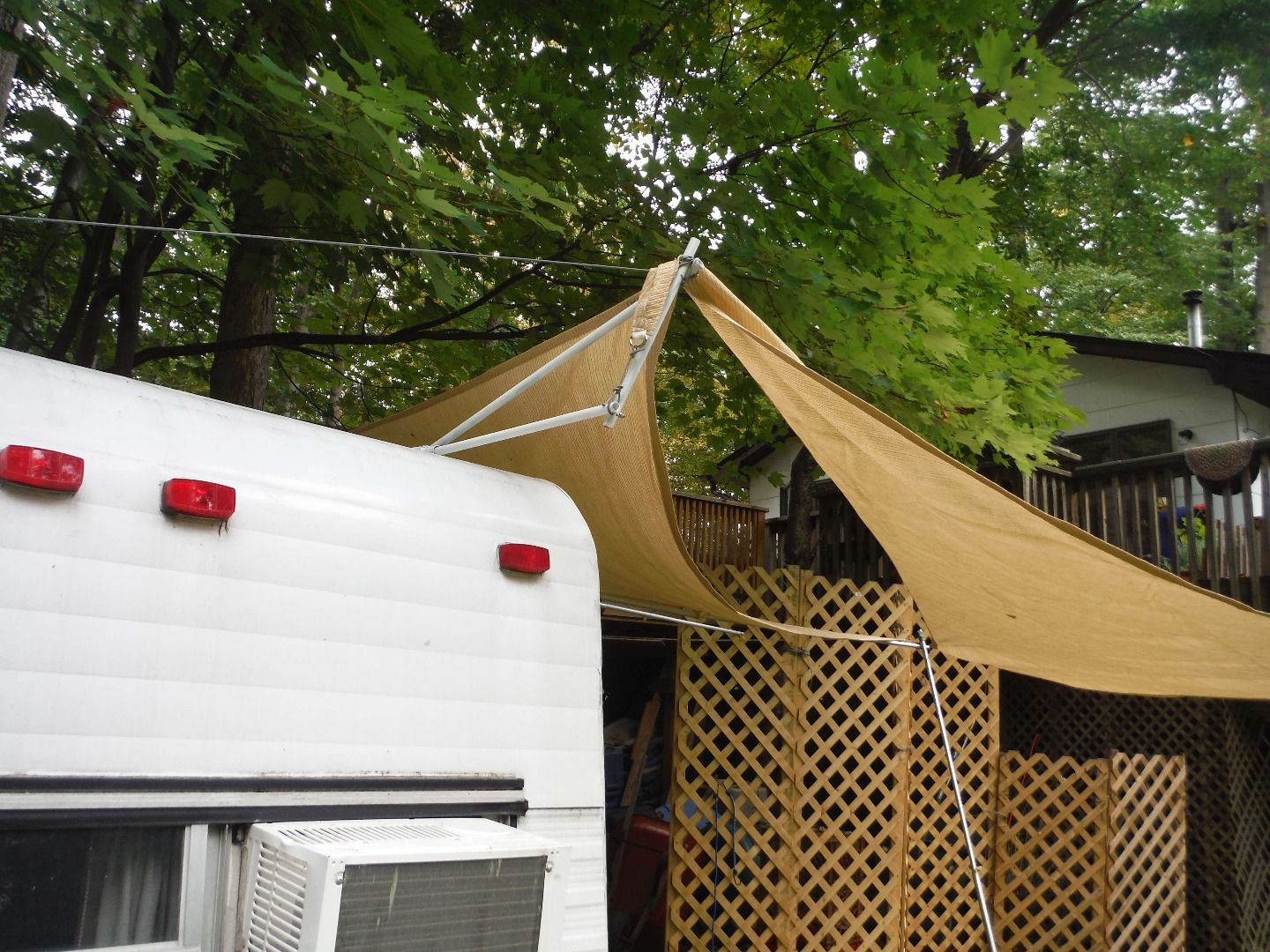 Sun Shade for Travel Trailer or Rv, $70 : 8 Steps (with Pictures ...