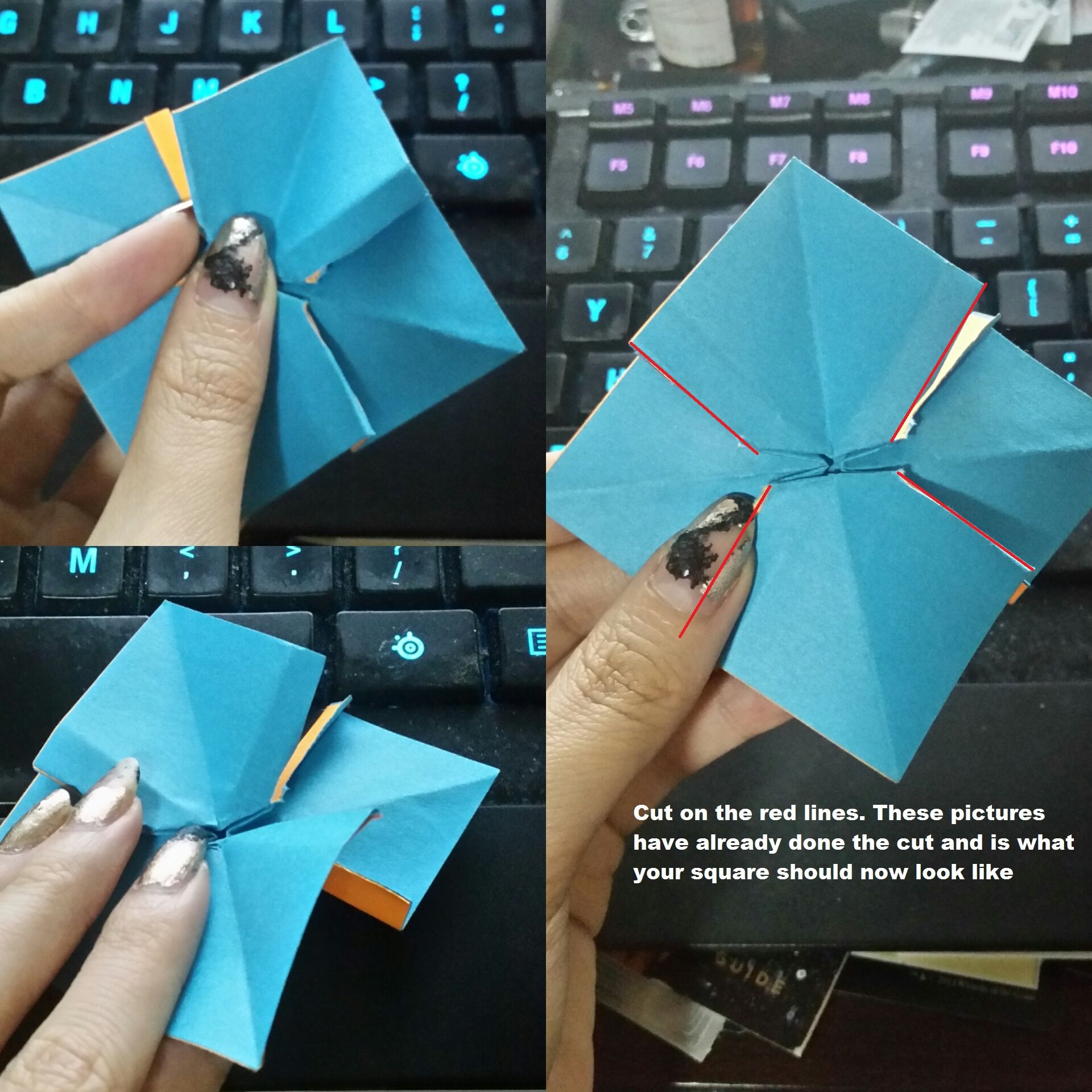 Bow Origami Origami Paper Bow : 10 Steps Instructables