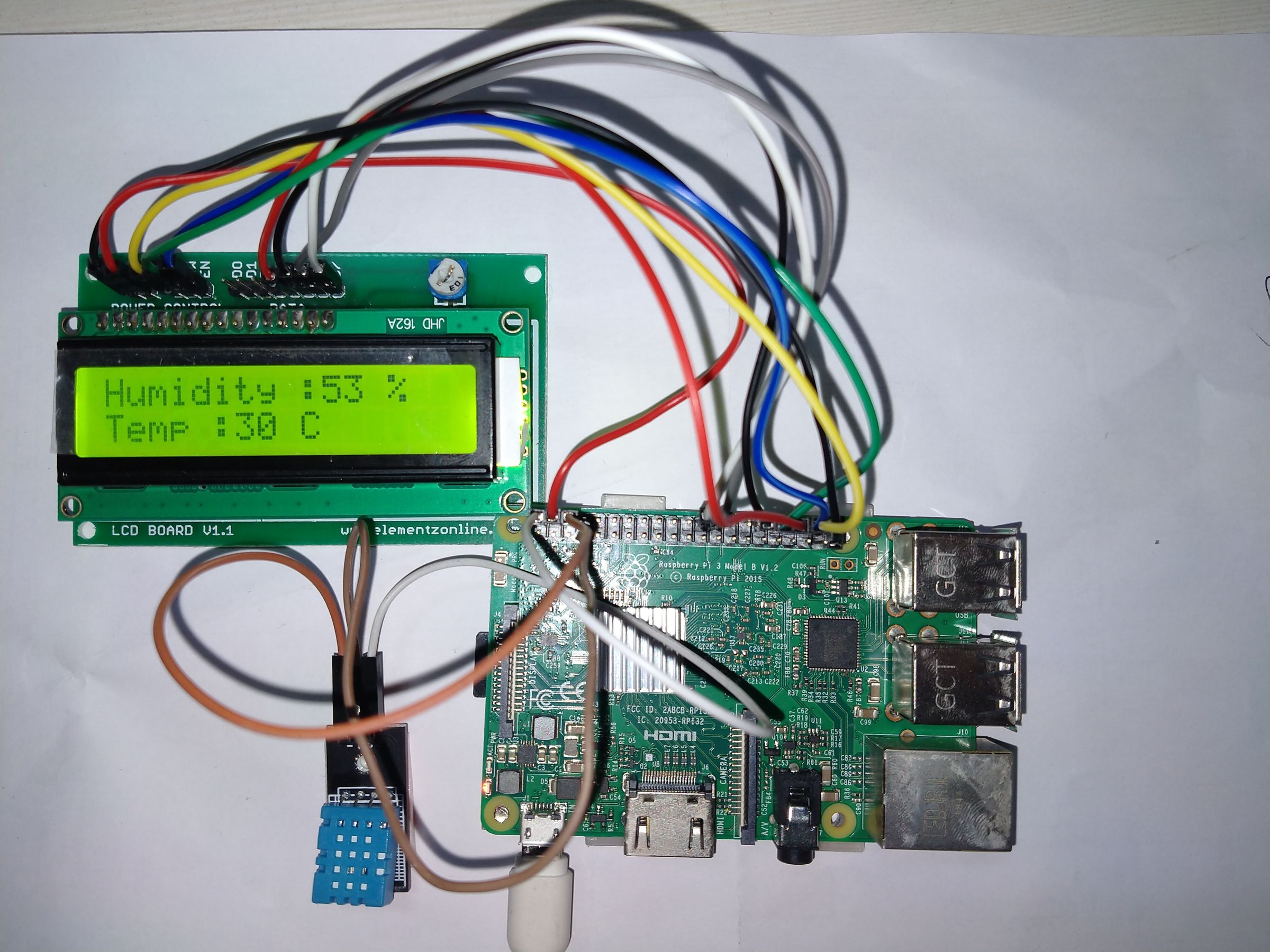 Weather Monitoting System Using Raspberry Pi3 and DHT11 Sensor : 4 ...