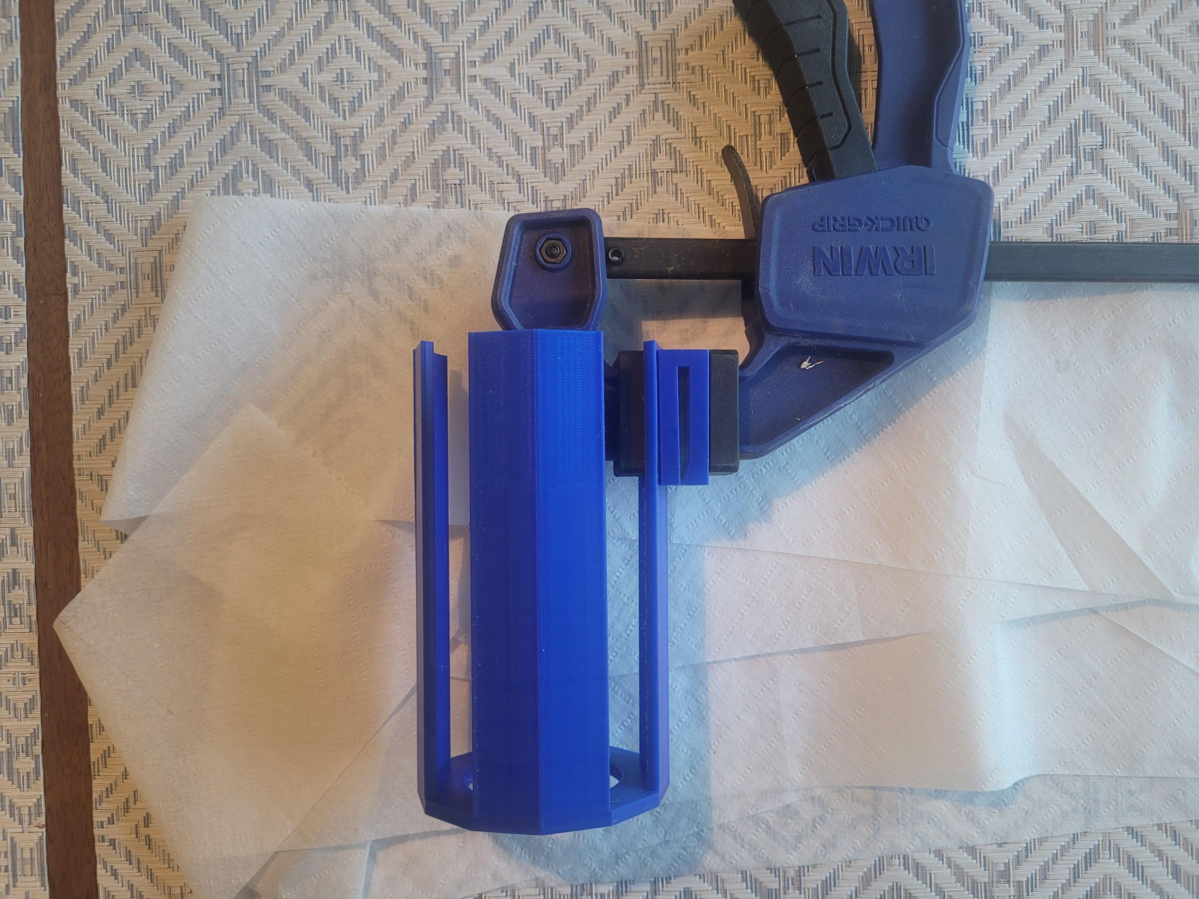 3D Printed Belt Mounted Water Bottle Holder Using Tinkercad : 7 Steps ...