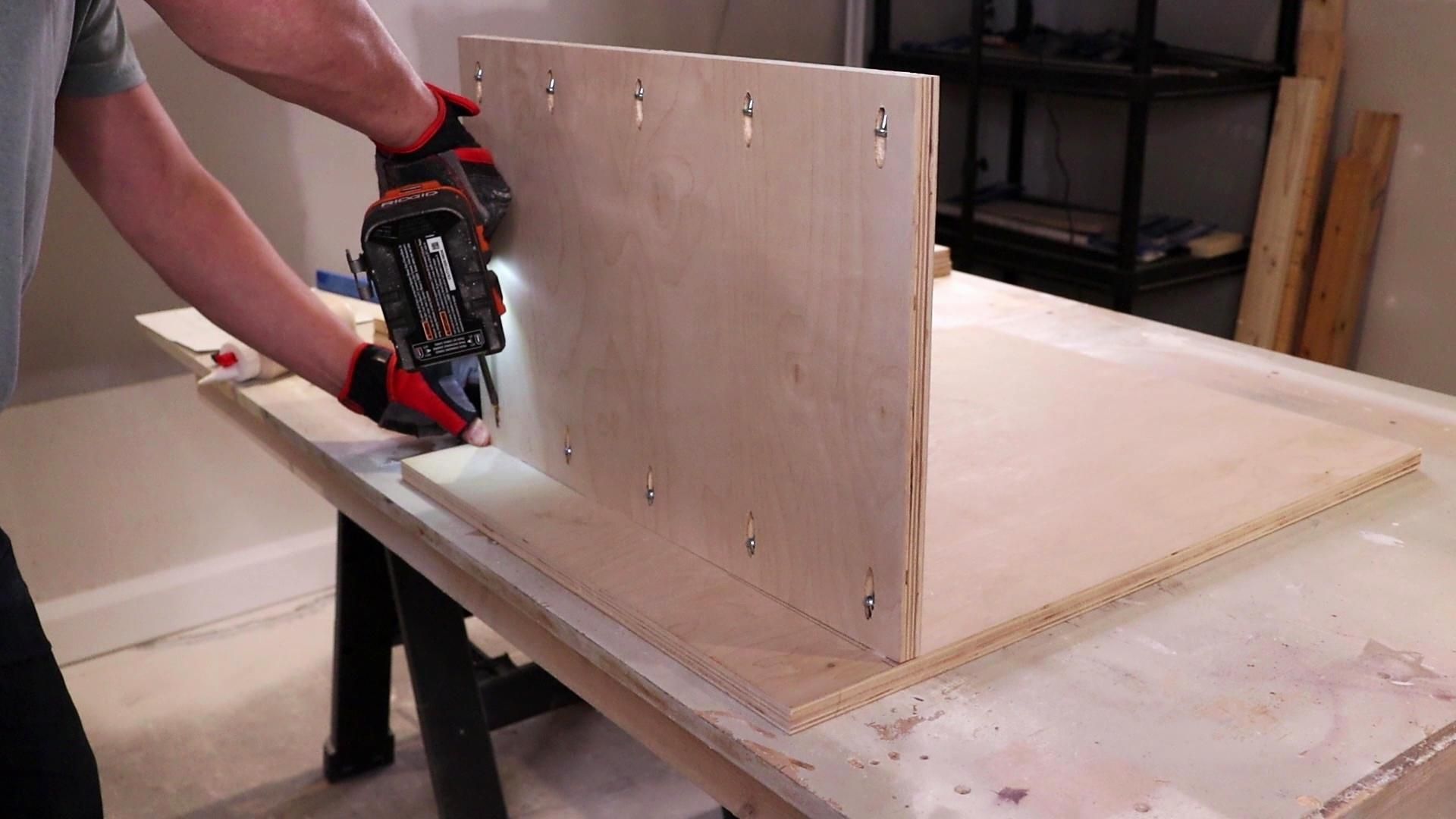 DIY Computer Desk | Cable Management, Storage, LED's : 13 Steps (with ...