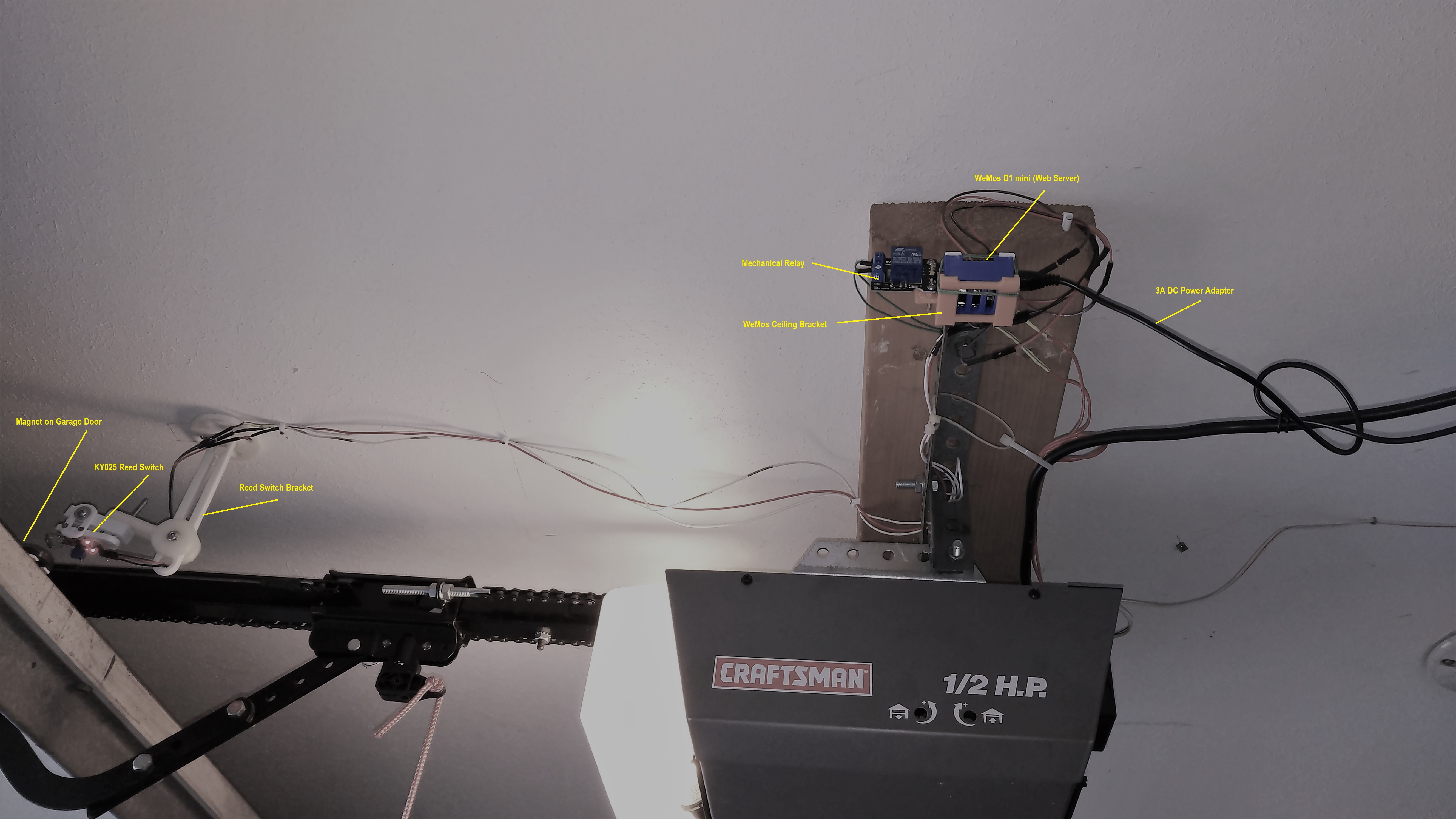 An IoT-powered Desktop Garage Door Opener : 8 Steps (with Pictures ...