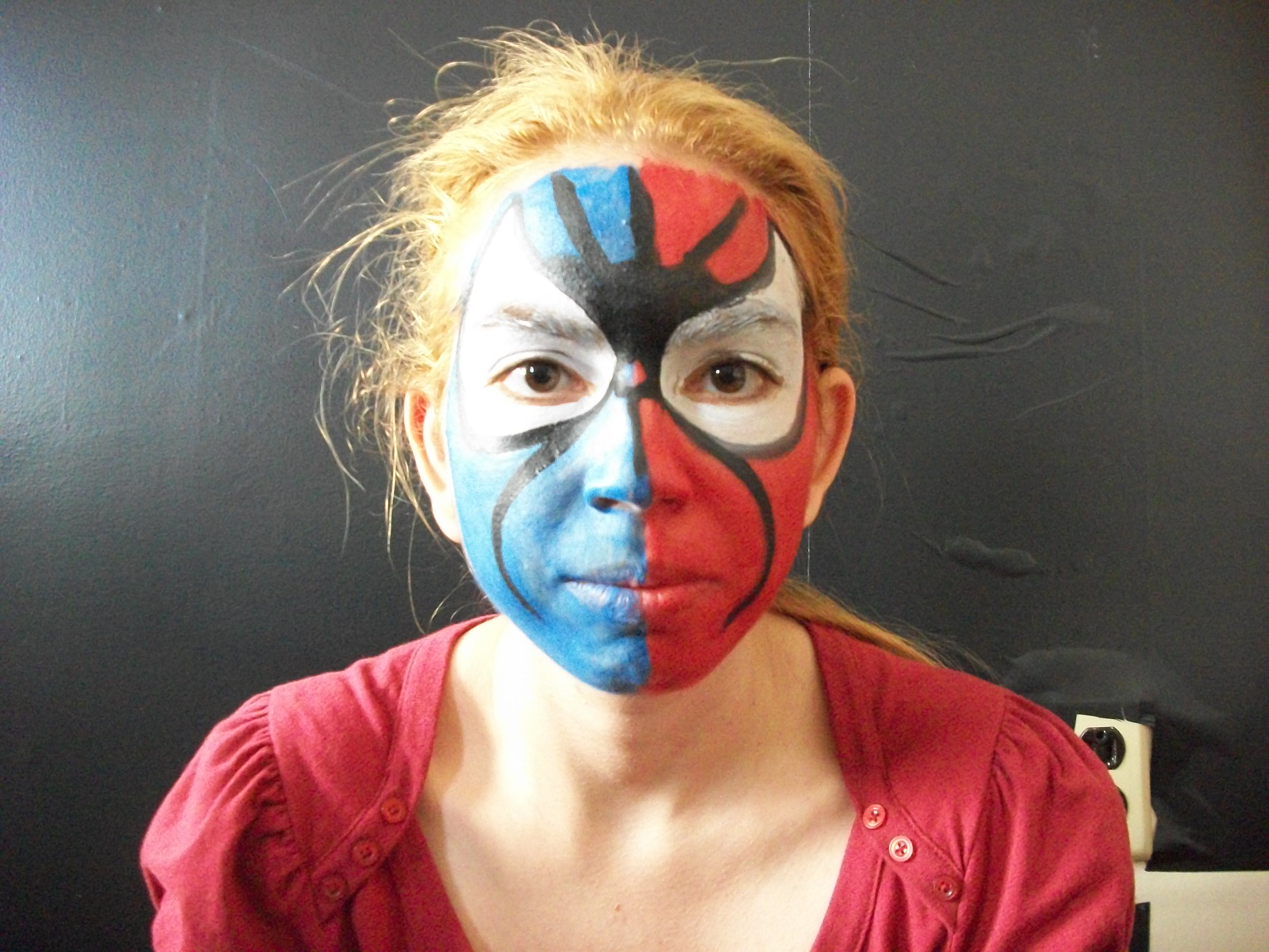 Red White And Blue Face Paint Ideas