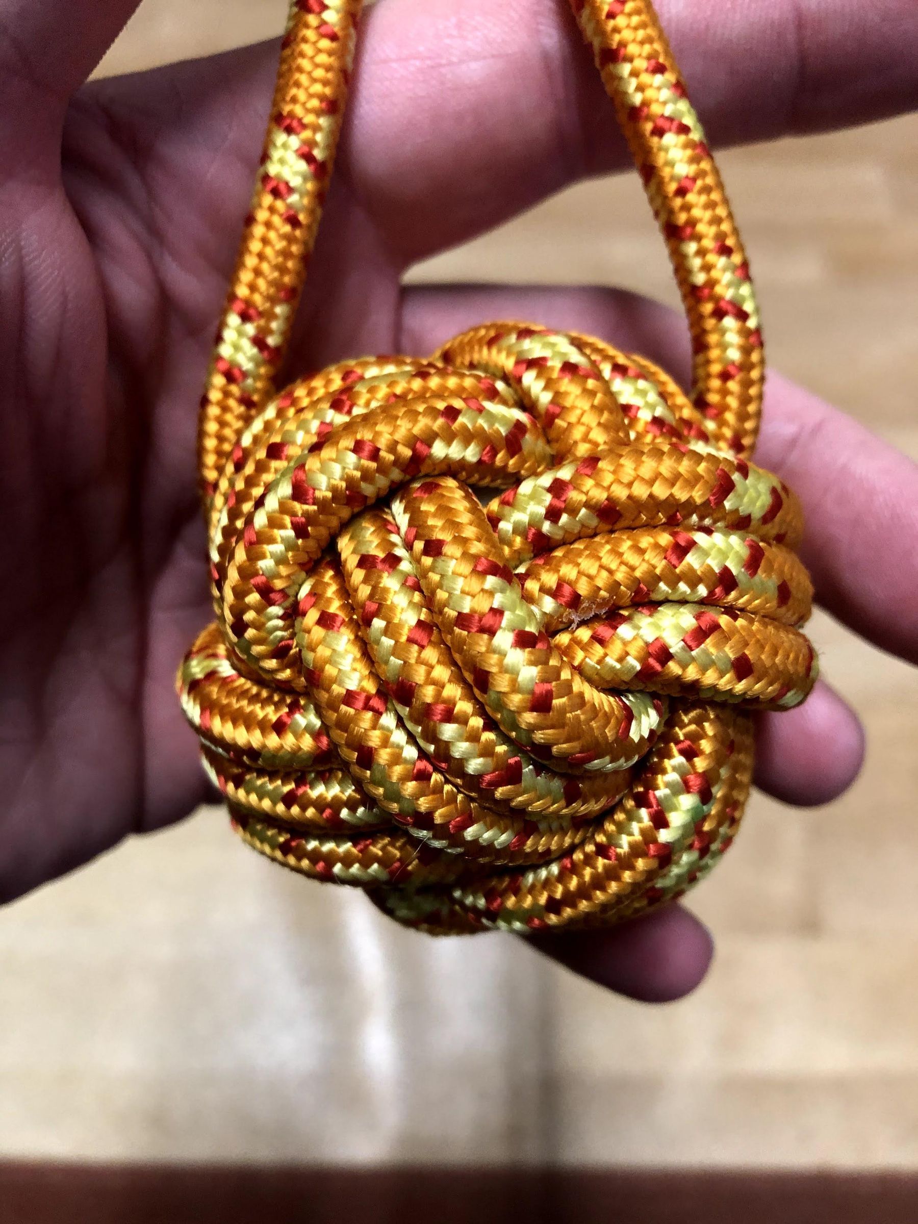 Double Monkey Fist Knot : 6 Steps (with Pictures) - Instructables