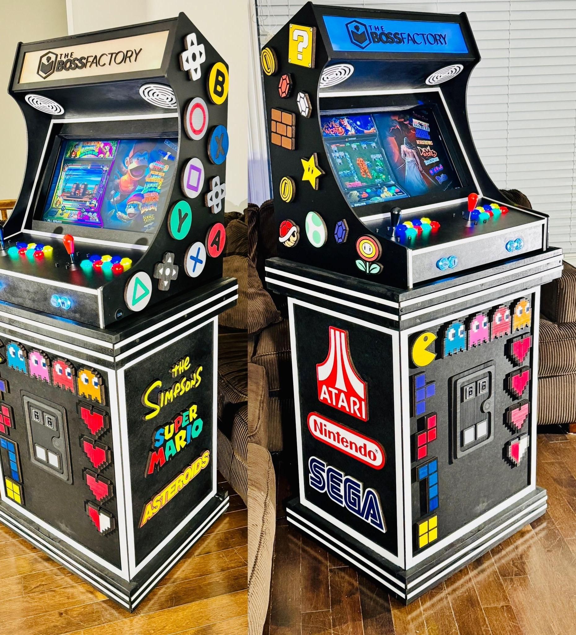 Custom Light-Up Retro Arcade Cabinet : 7 Steps (with Pictures ...