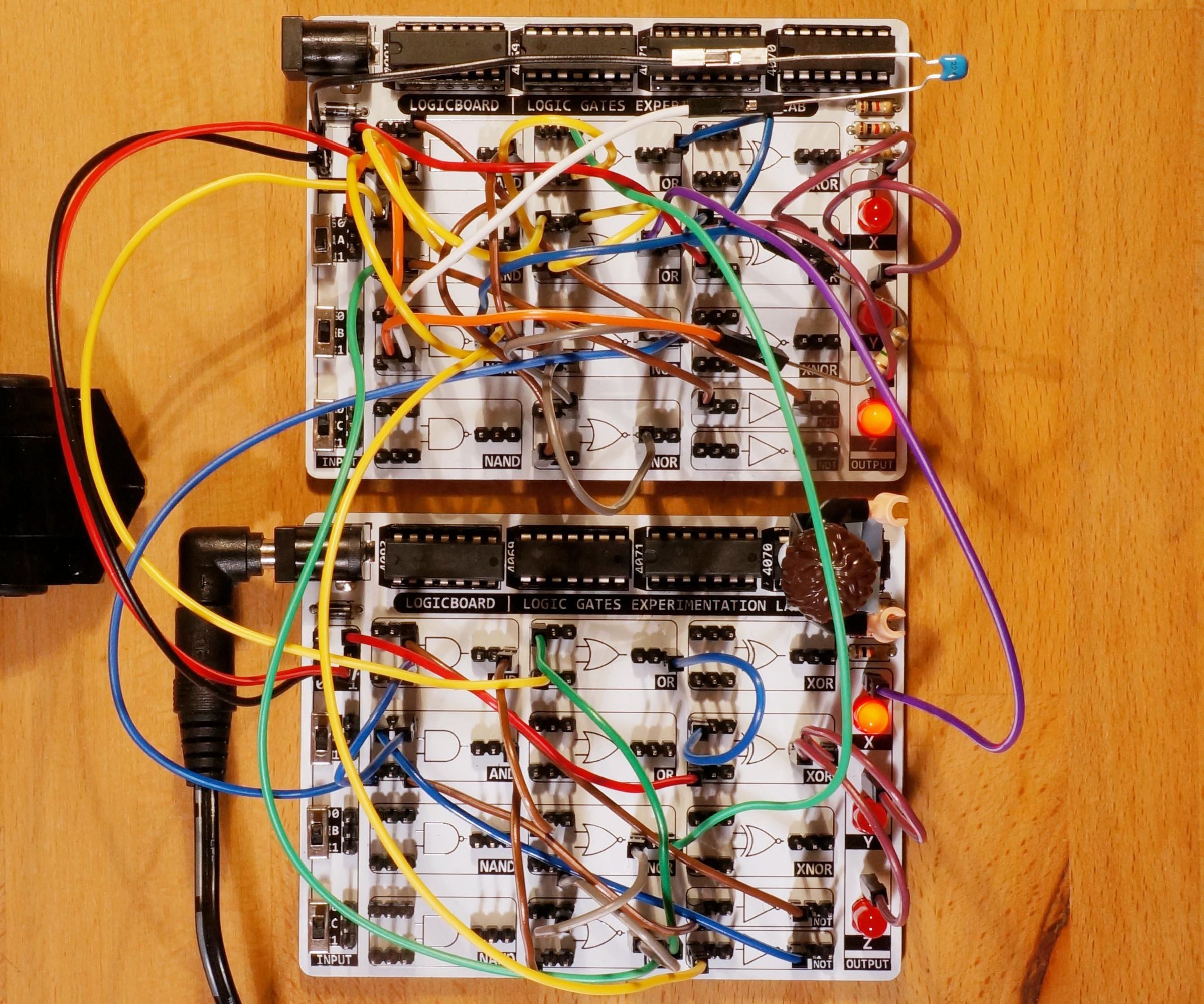 Making a Small Larson Scanner With Two LogicBoards From MH-EDU-Electronics : 9 Steps - Instructables