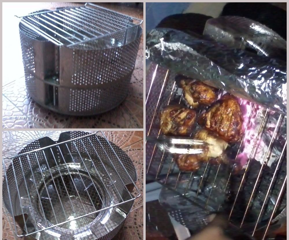 BBQ Grill Made From a Washing Machine Drum : 5 Steps (with Pictures ...