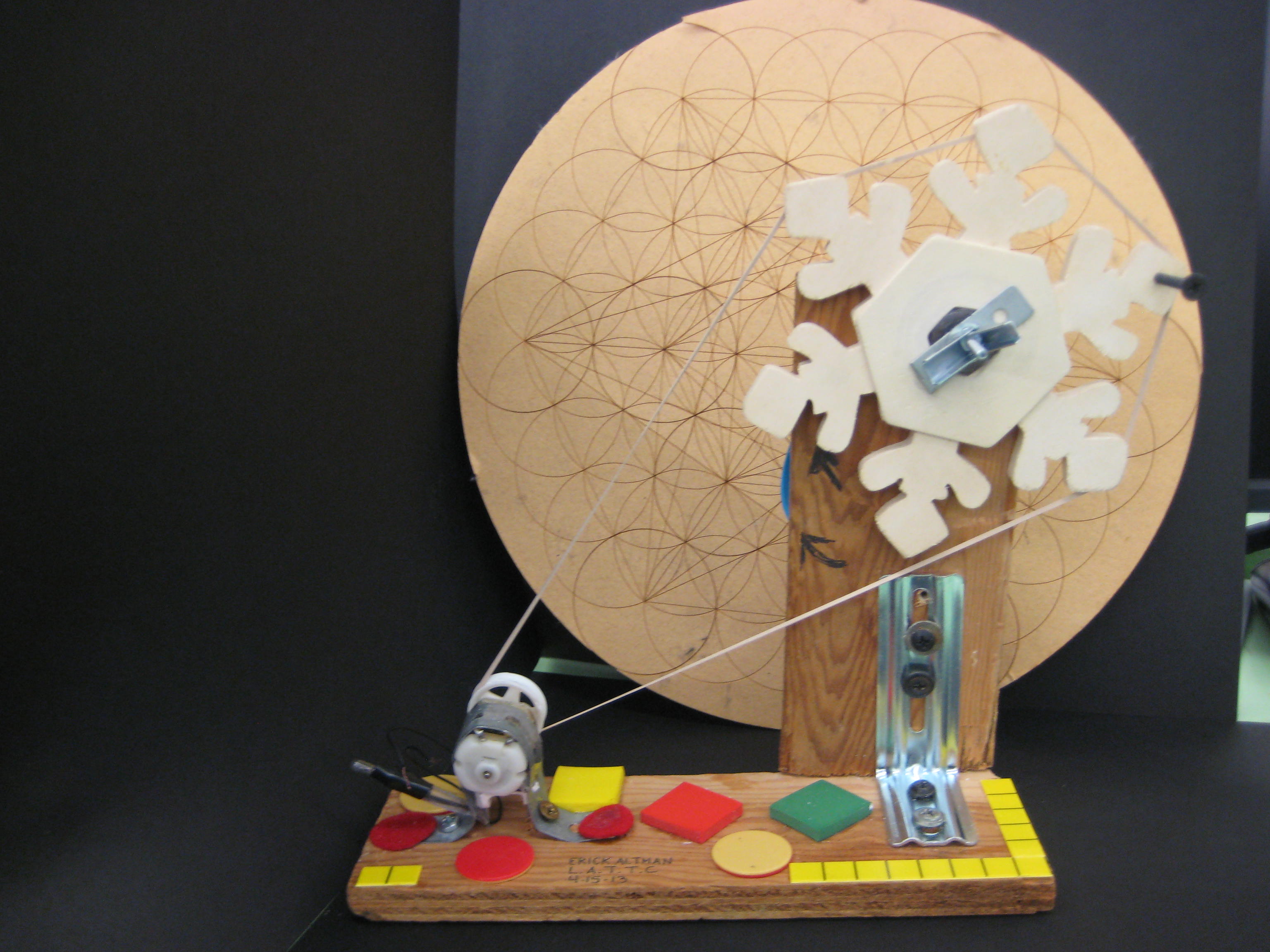 Easy Turning Wheel, Lights Up L.E.D - Instructables