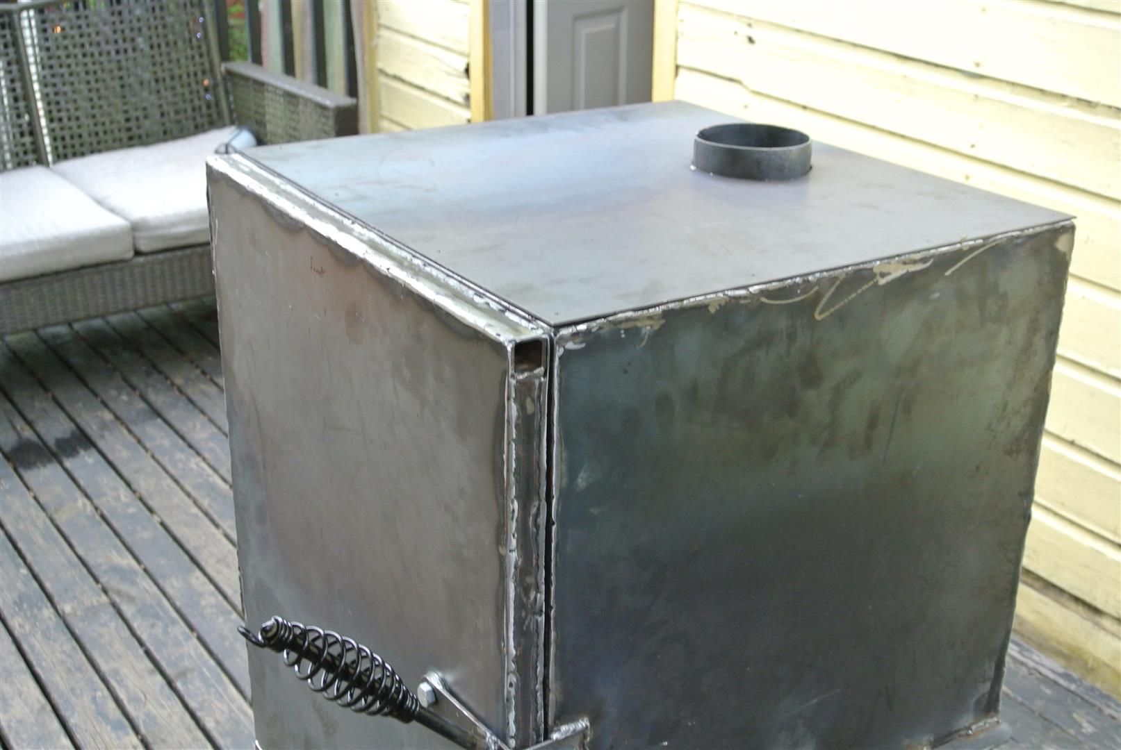 Making a Vertical Smoker and Grill : 15 Steps (with Pictures ...