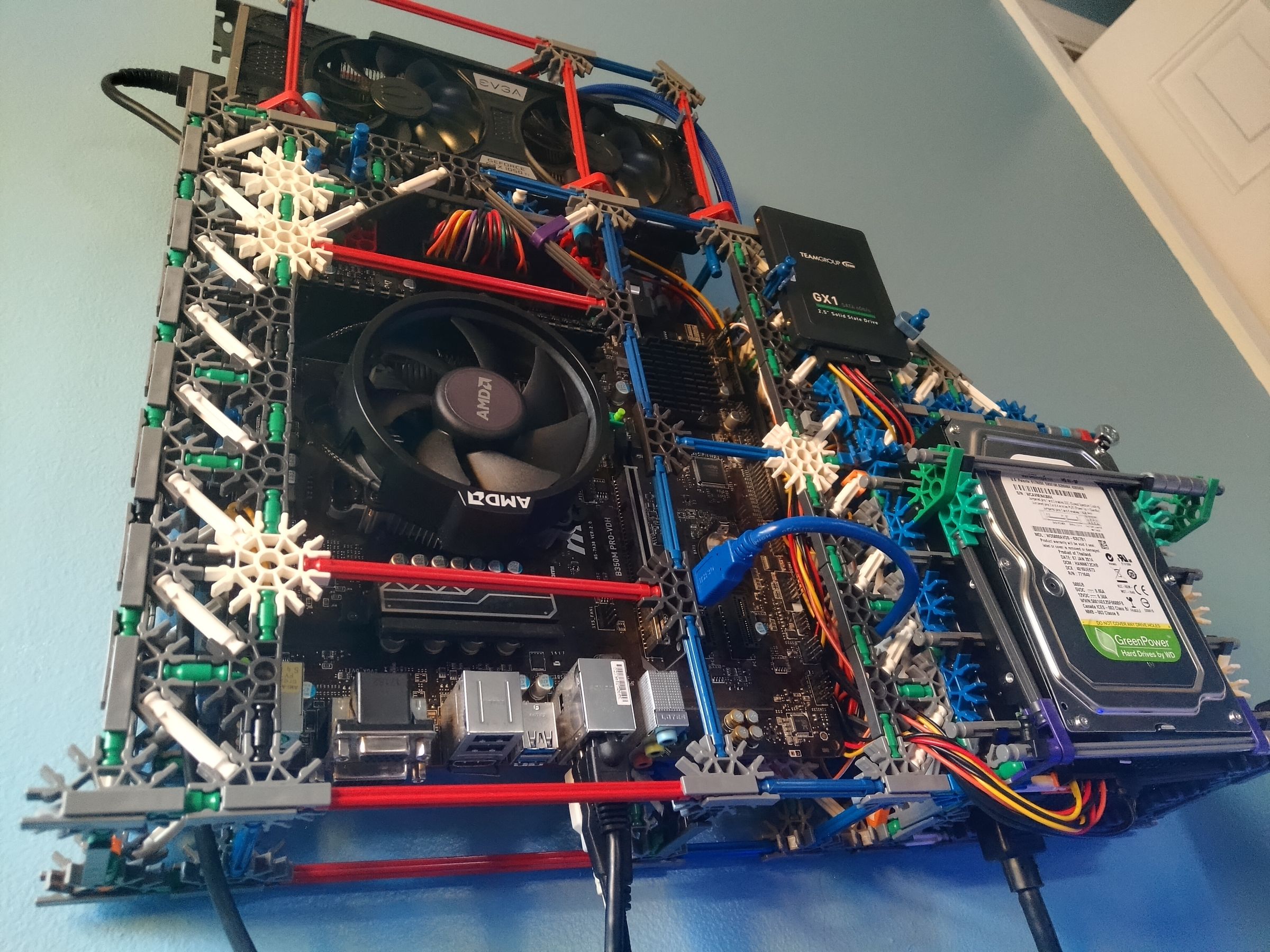 Knex Wall-Mounted Computer Case - Instructables