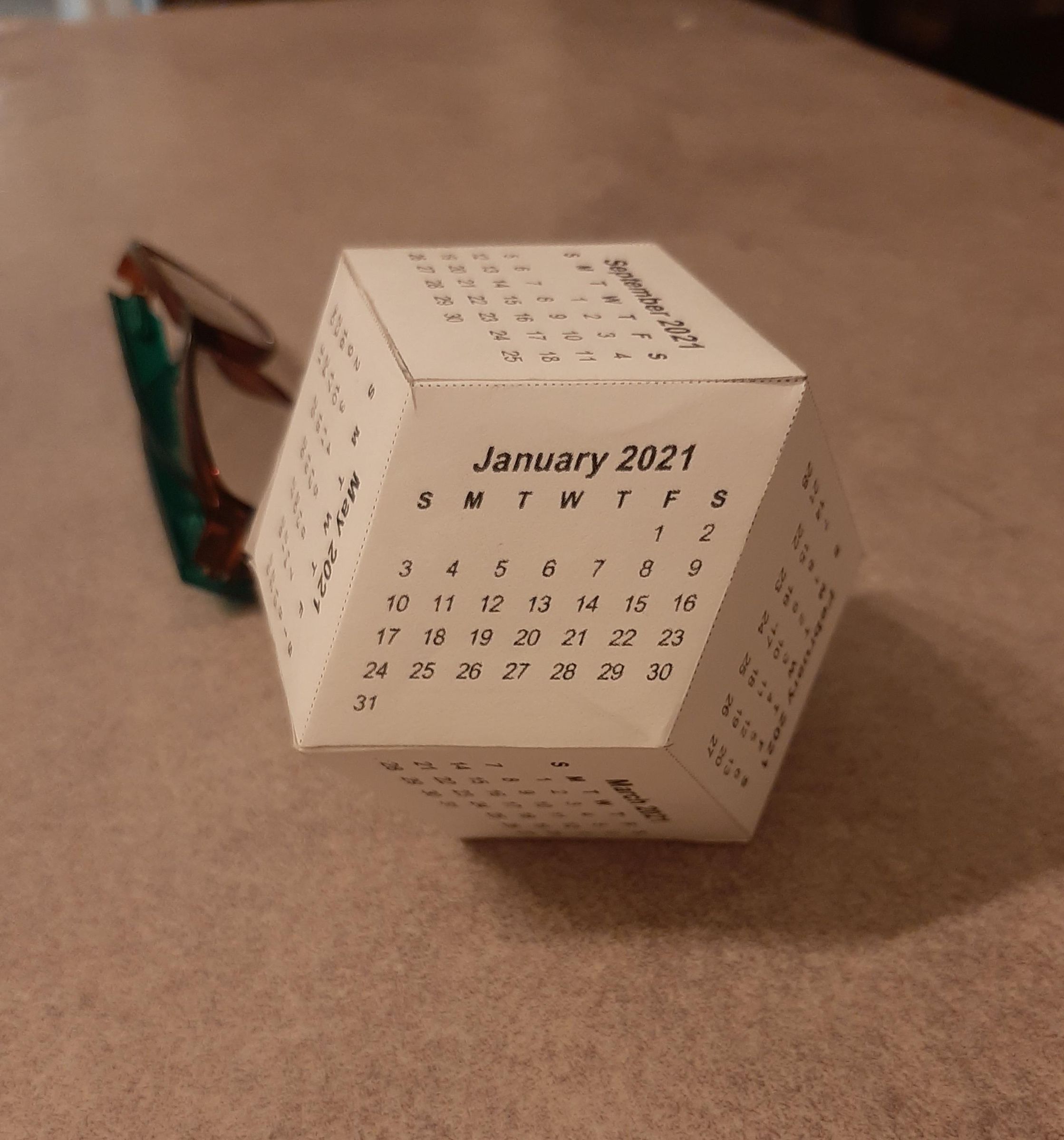 Choose Your 3D Calendar for 2021 : 4 Steps (with Pictures) - Instructables