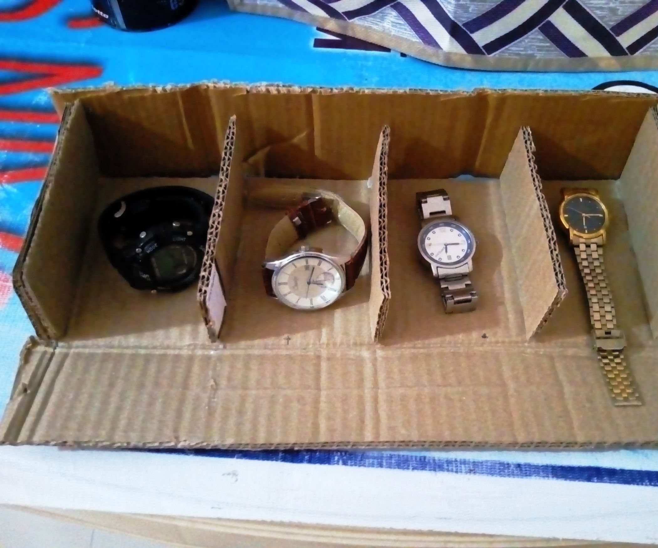 Wrist Watch Box From Card-boxes : 5 Steps - Instructables