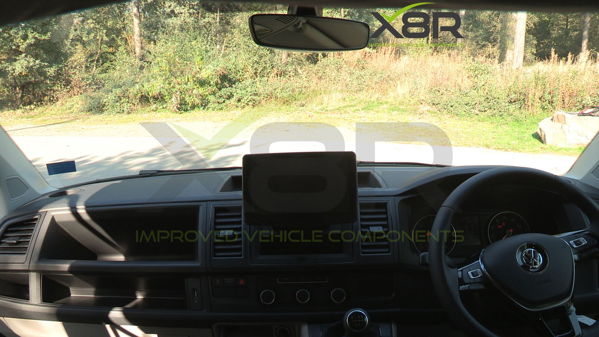 Volkswagen VW T5 T5.1 T6 Transporter Black Rubber Dash Trim Seal ...