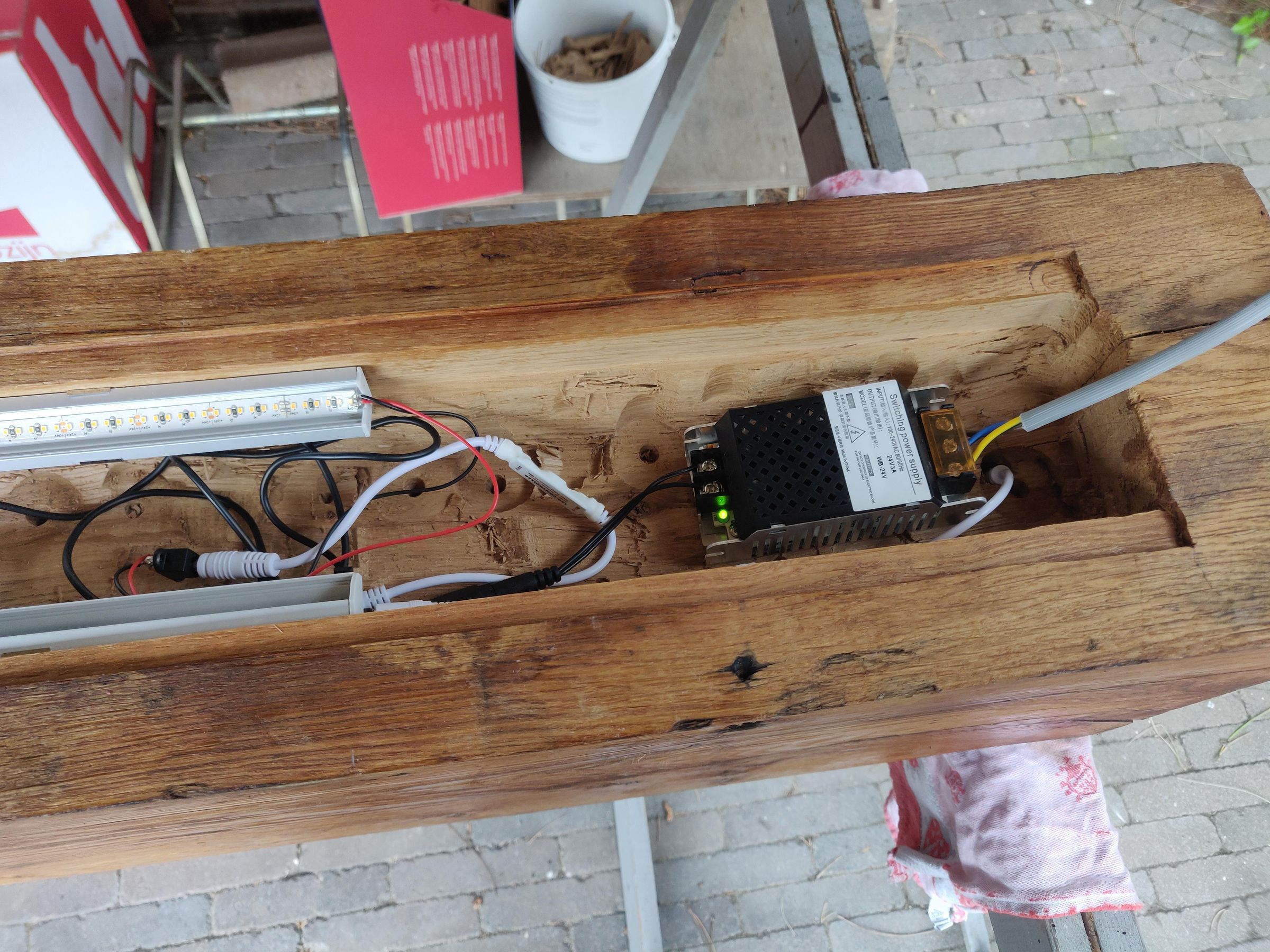 Reclaimed Oak Beam Light : 13 Steps (with Pictures) - Instructables