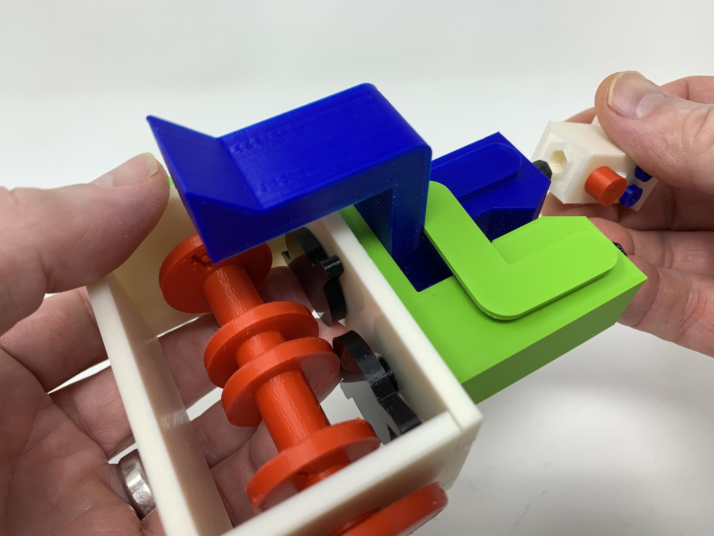 "Lora and I", a Simple 3D Printed Automaton. : 4 Steps (with Pictures ...