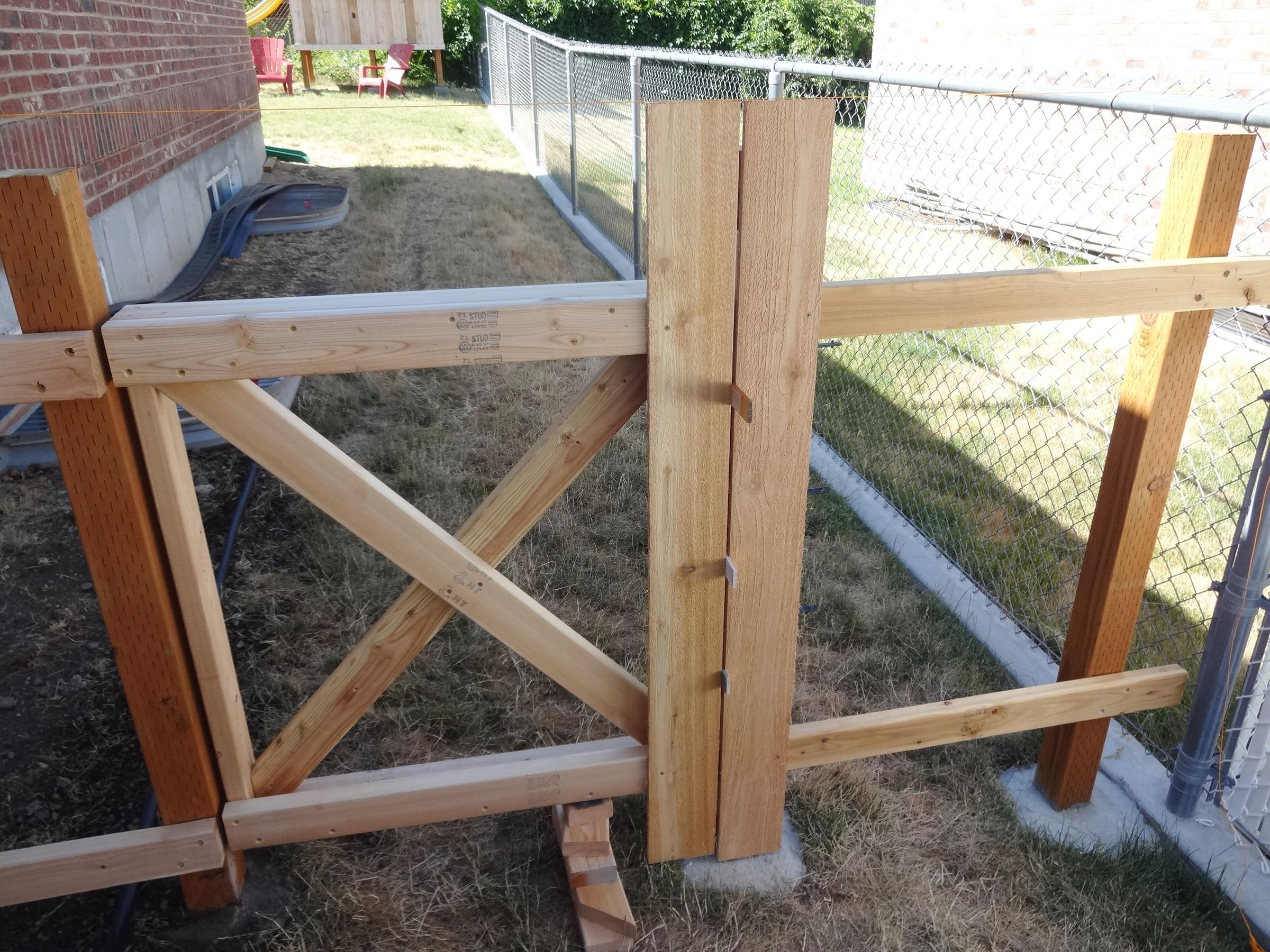 Build A Wooden Double Gate