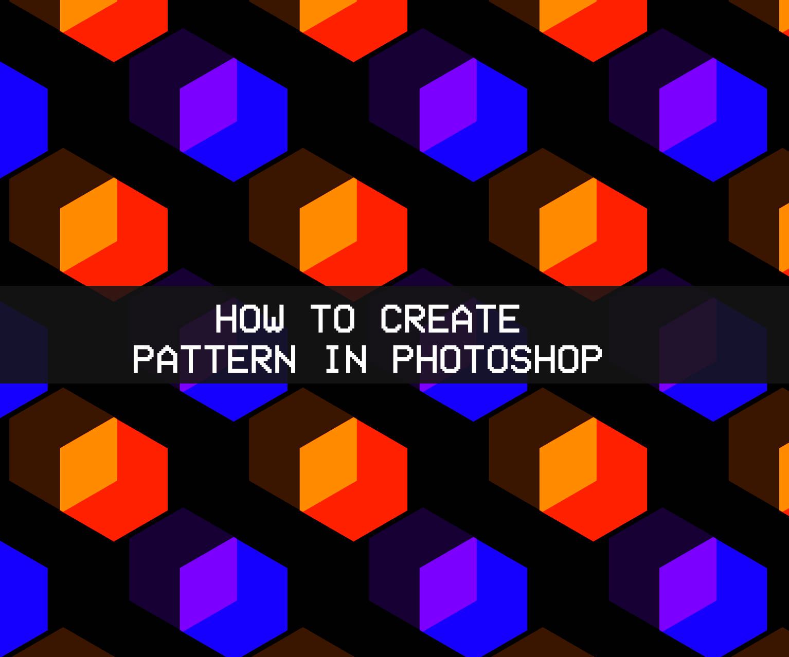 Photoshop Pattern From Shape, Text or Png File. : 9 Steps (with ...