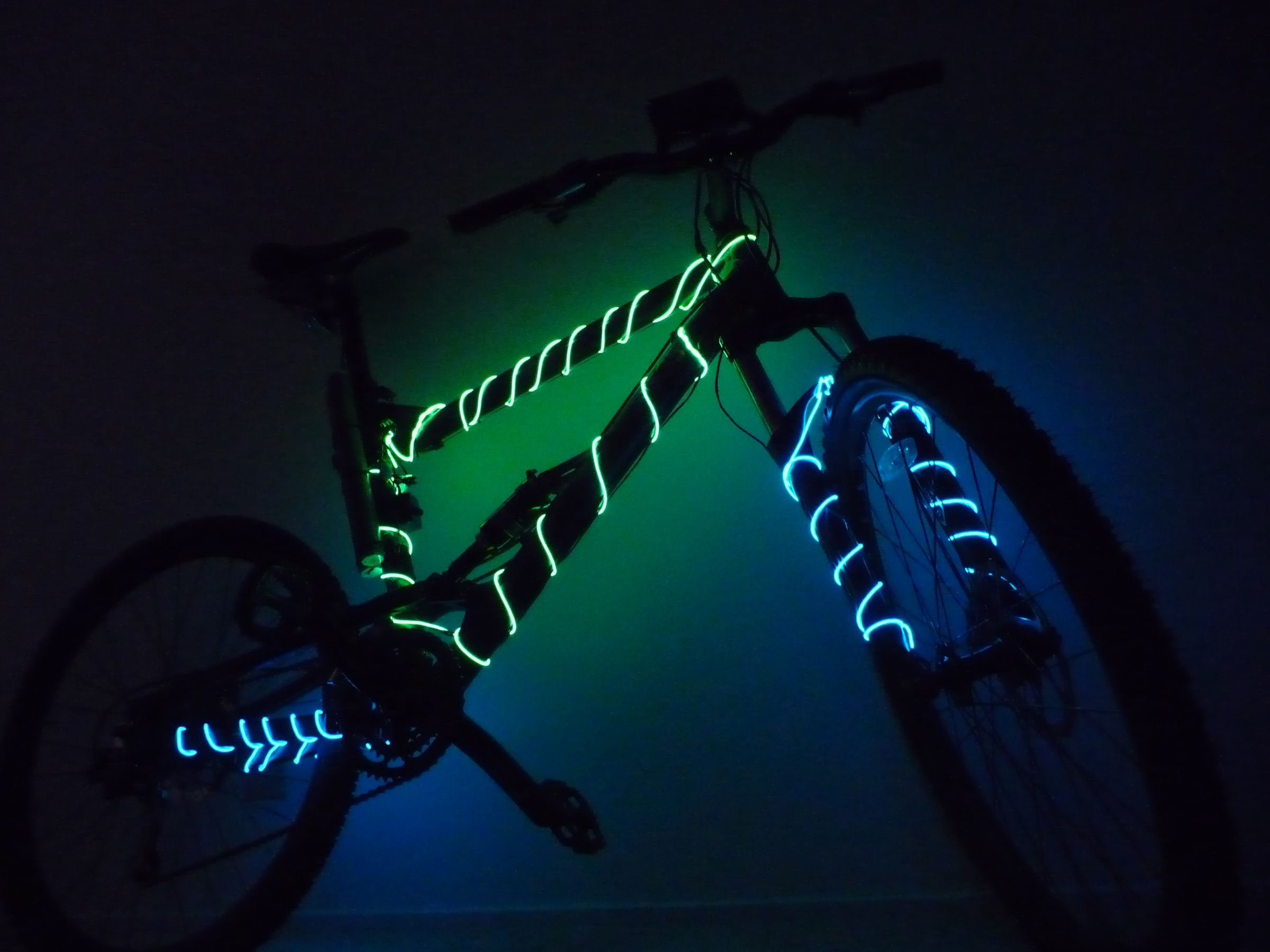 Electroluminescent Mountain Bike : 13 Steps (with Pictures) - Instructables
