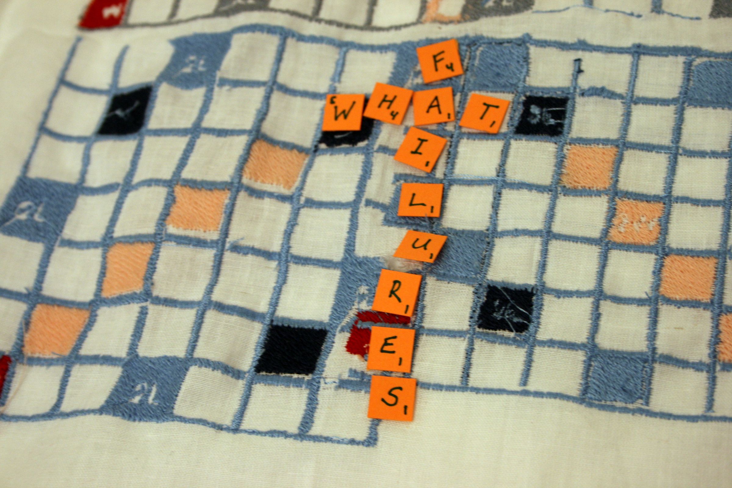 CNC Embroidery: Fabric Scrabble-like Board : 6 Steps (with Pictures ...