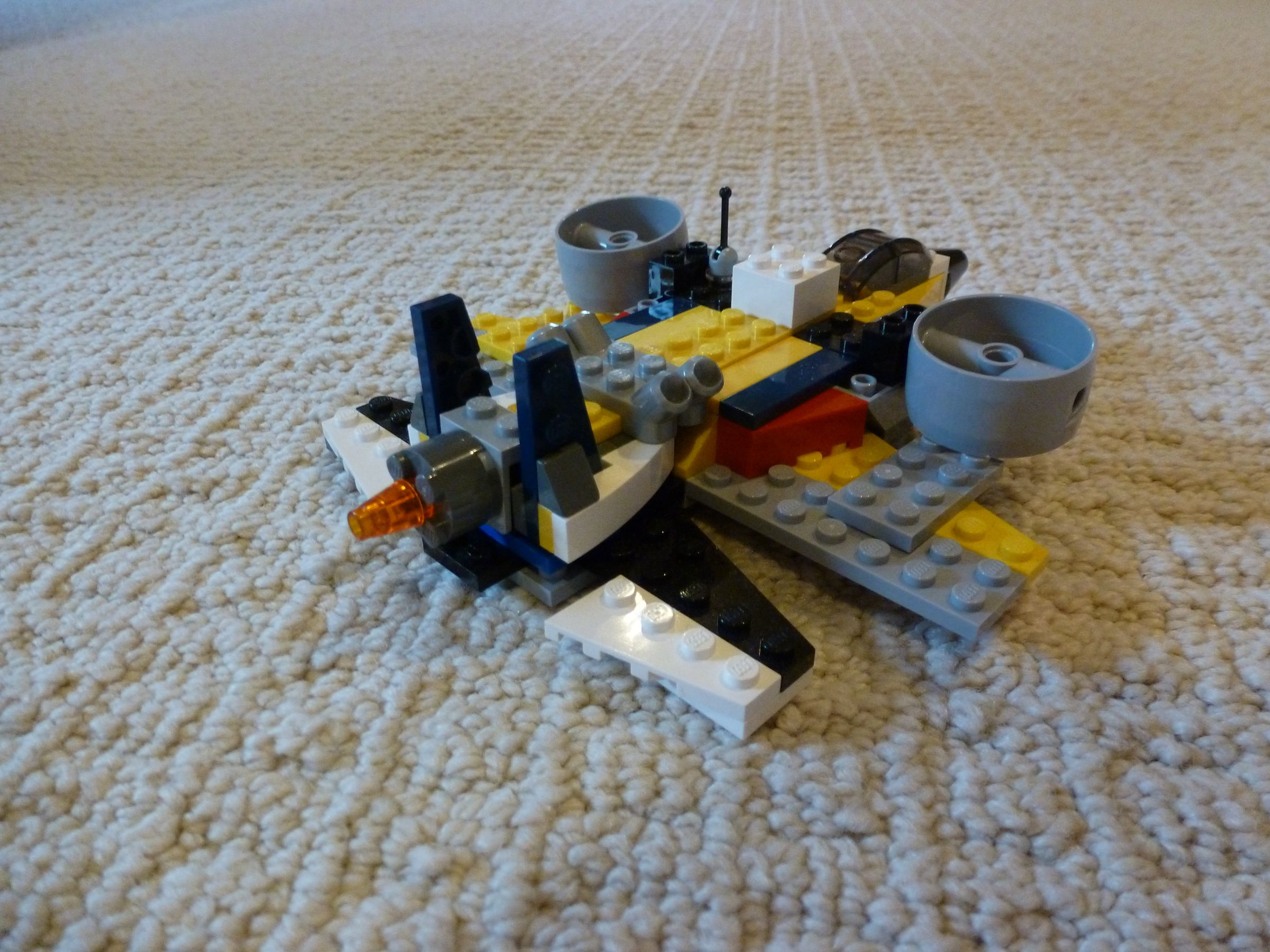 My LEGO VTOL Airplane : 4 Steps - Instructables