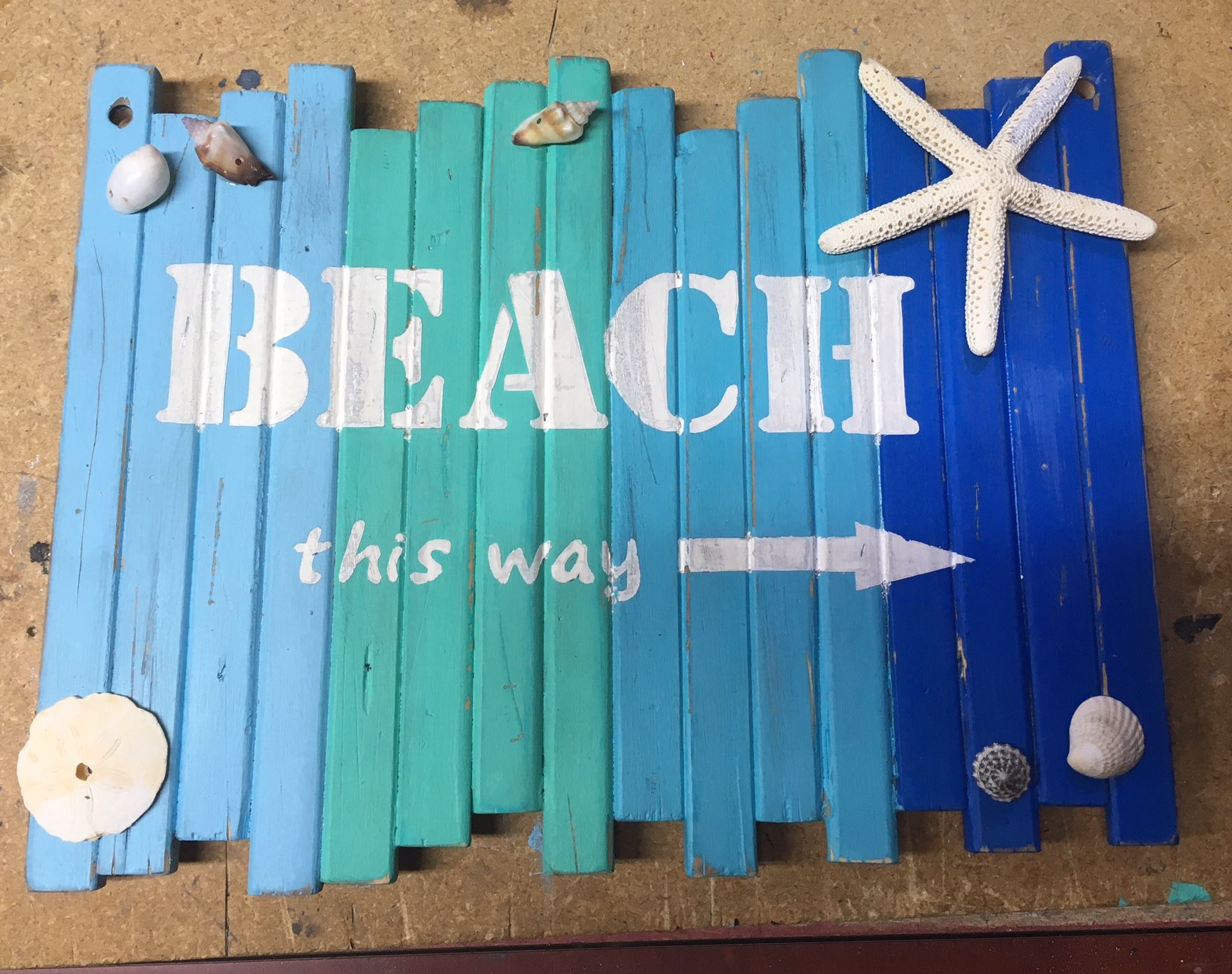 Recycled Wood Distressed Outdoor Beach Sign : 12 Steps (with Pictures ...