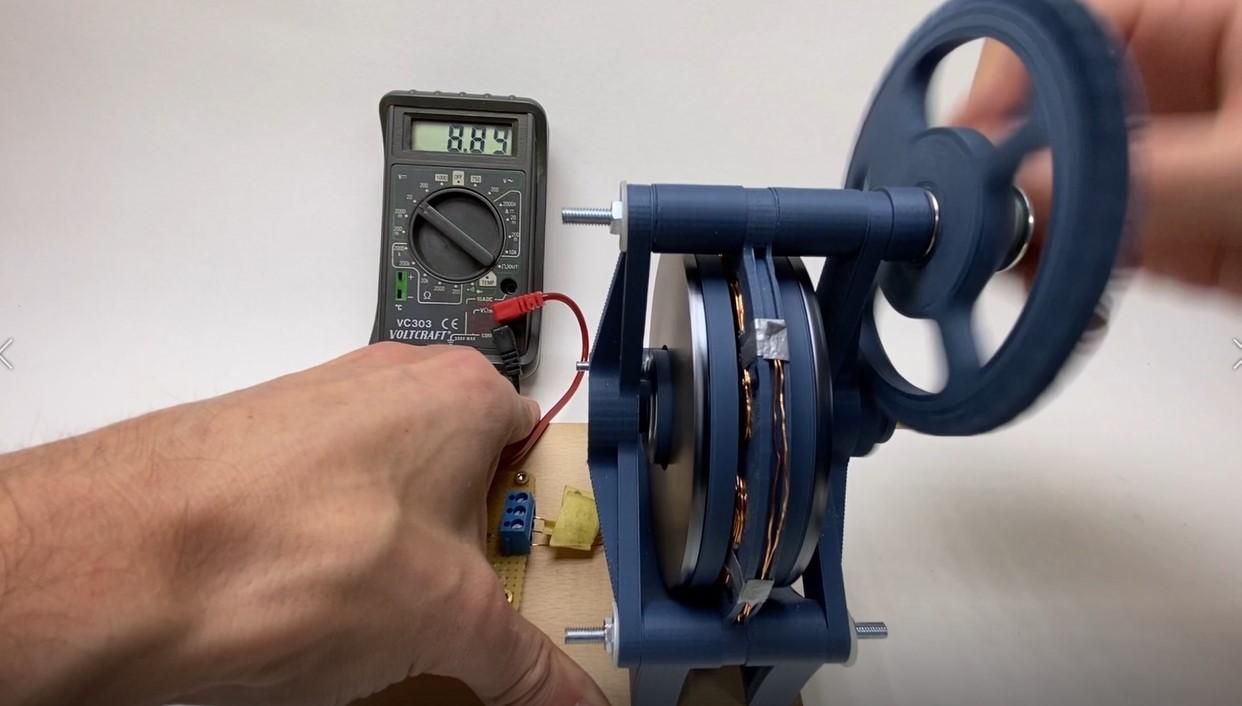 3D Printed Generator and How It Works. : 9 Steps - Instructables