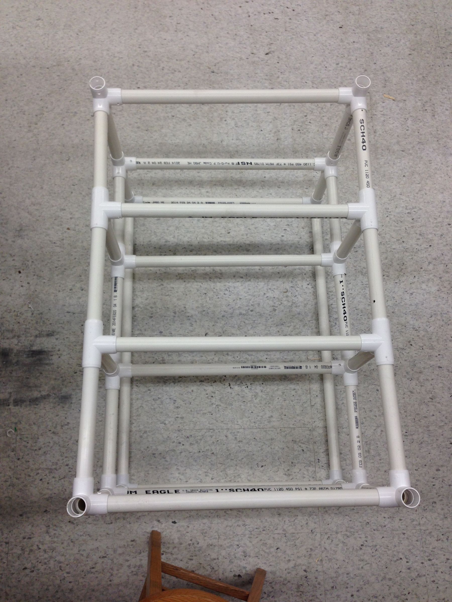 How to Make a Closet Organizer Out of PVC : 8 Steps (with Pictures ...