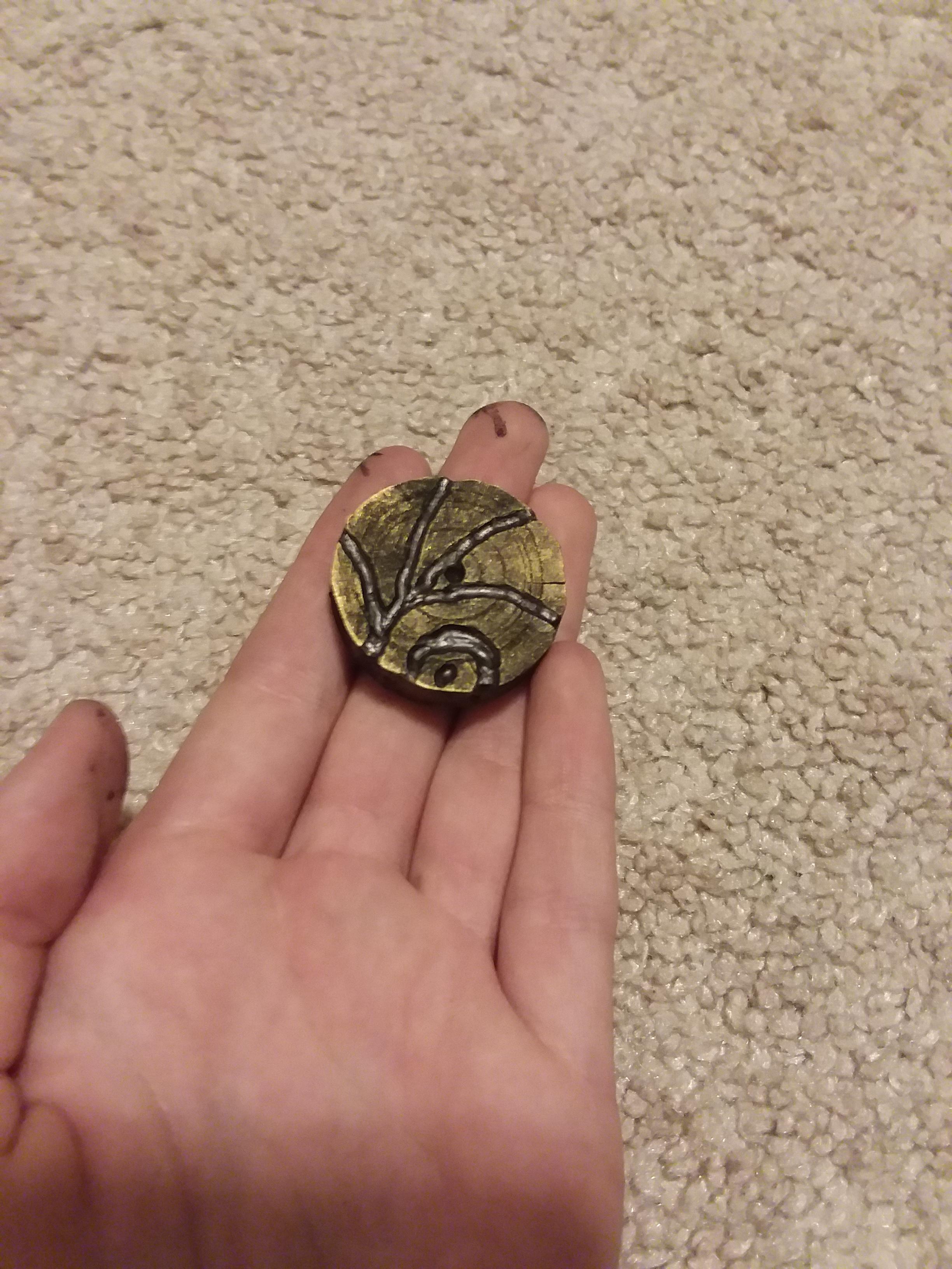 Wooden VFD Eye Token- Series of Unfortunate Events : 5 Steps (with ...