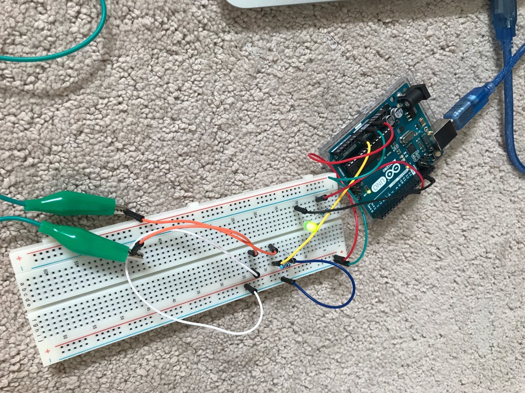 Diy Breath Sensor With Arduino Conductive Knitted Stretch Sensor 7