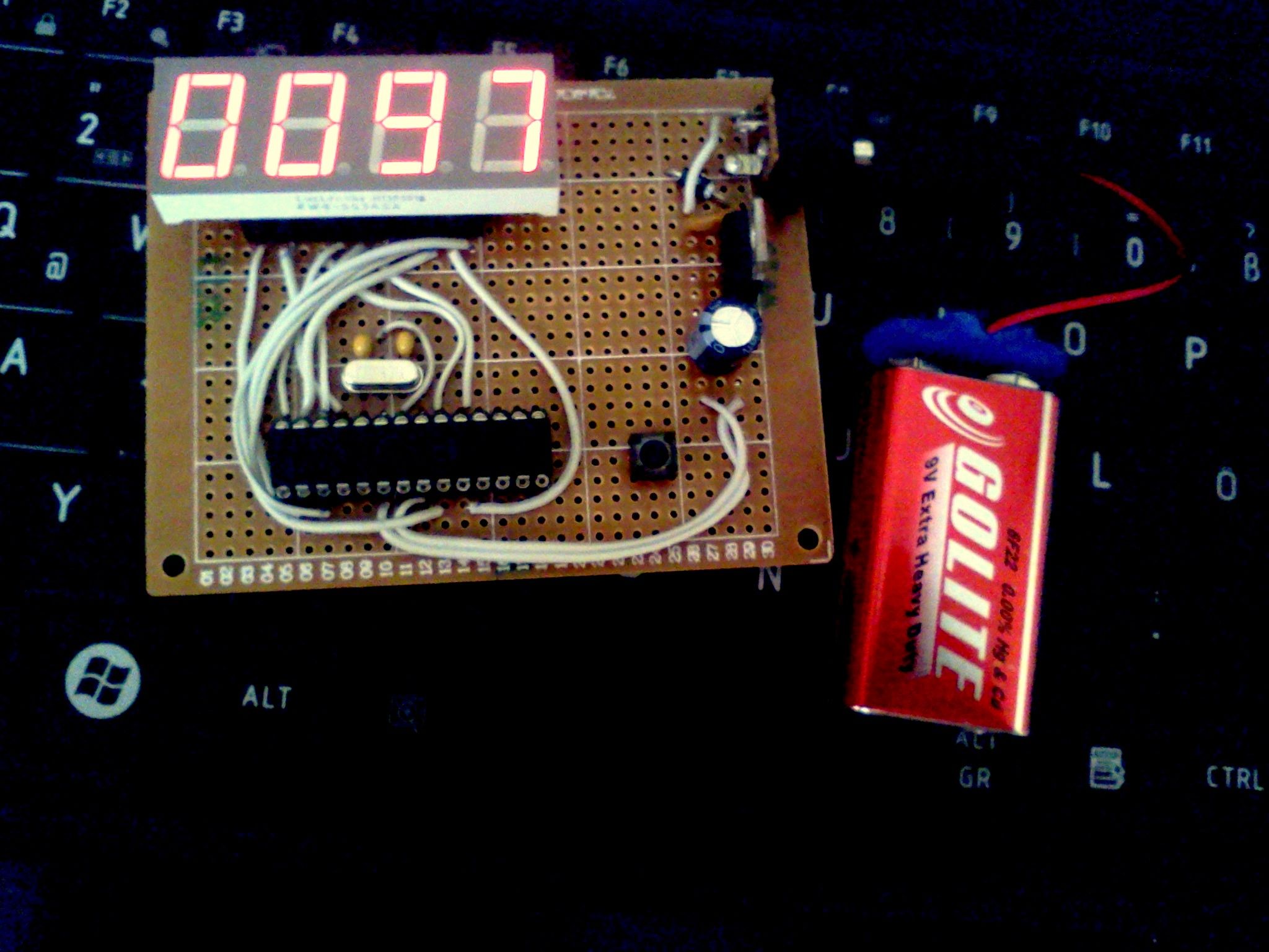 Four Digit Seven Segments Display Counter/thermometer - Instructables