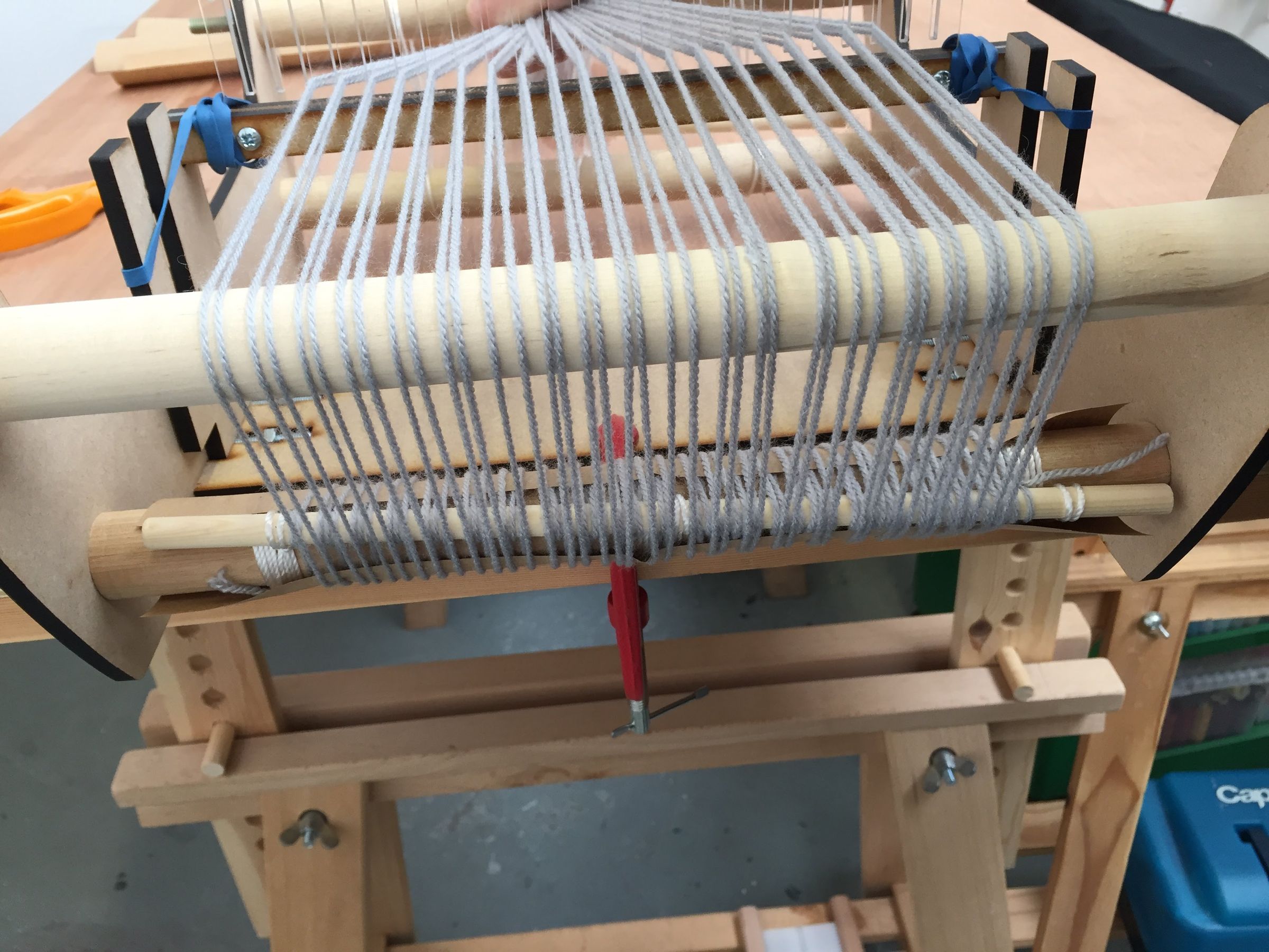 DIY Laser Cut Rigid Heddle Loom - Part 2: Weaving With the Rigid Heddle ...
