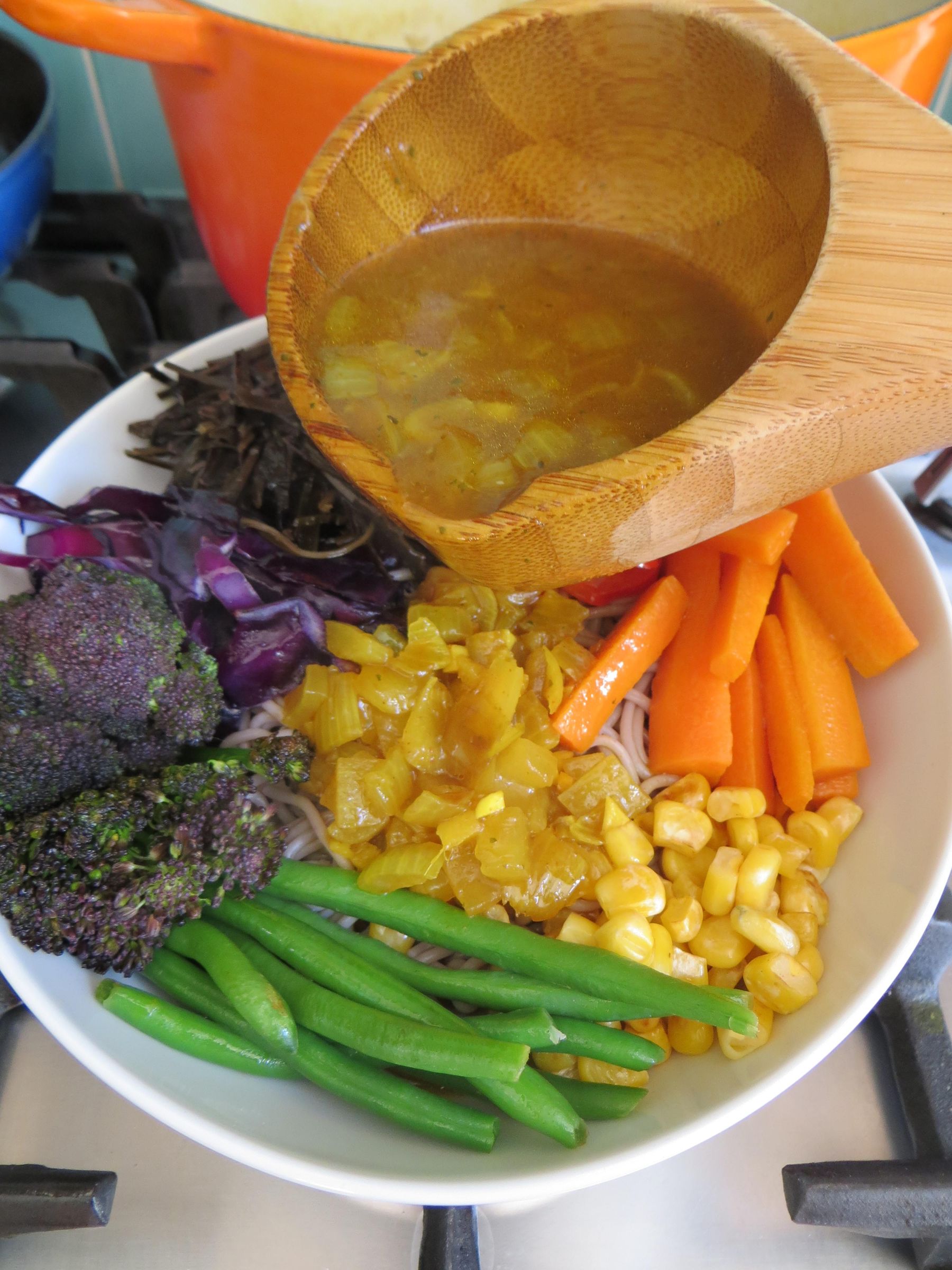 Vegan Rainbow Ramen in a Bowl of Gold : 5 Steps (with Pictures ...