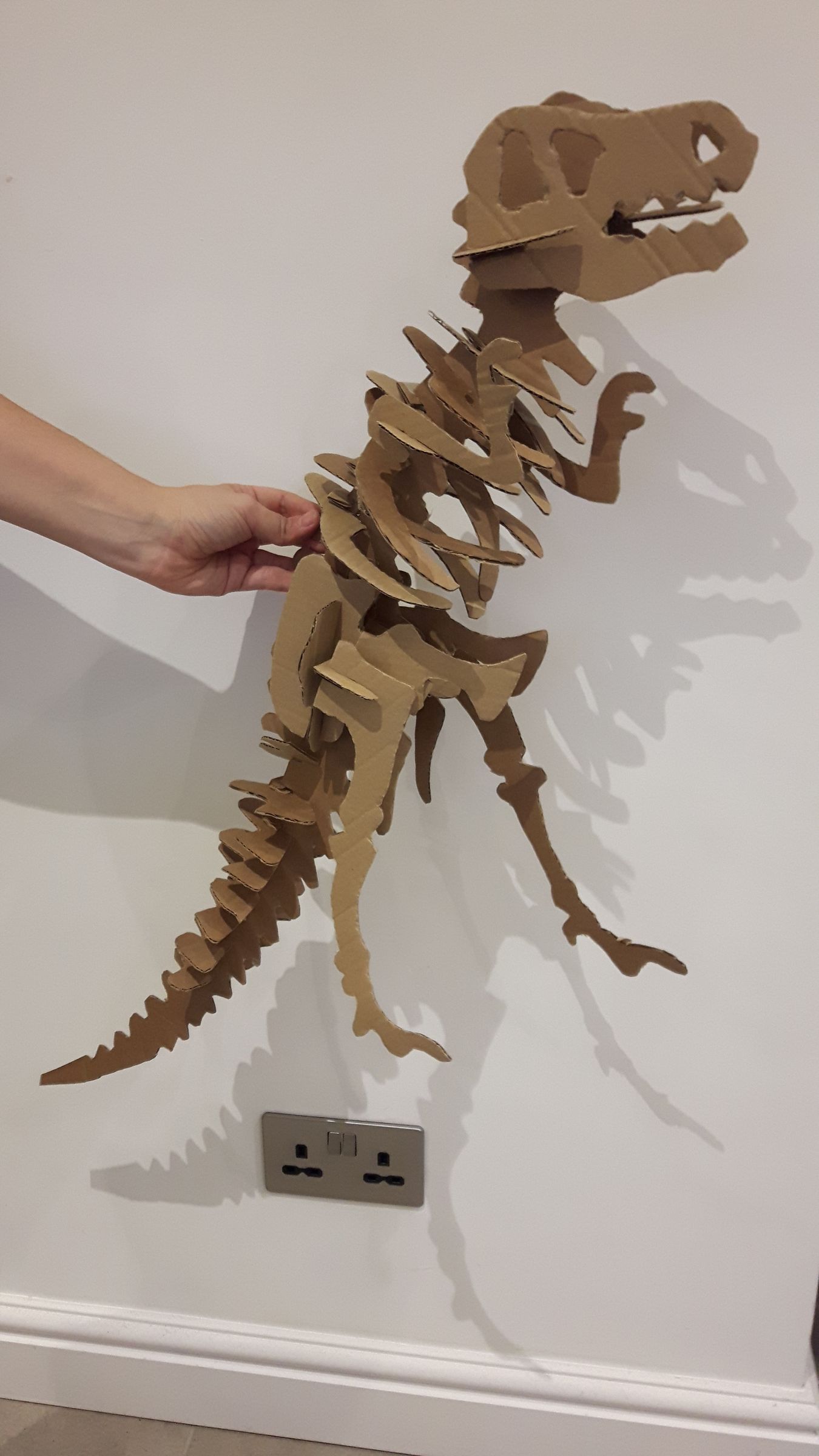 Large Cardboard Dinosaur Skeleton : 5 Steps - Instructables